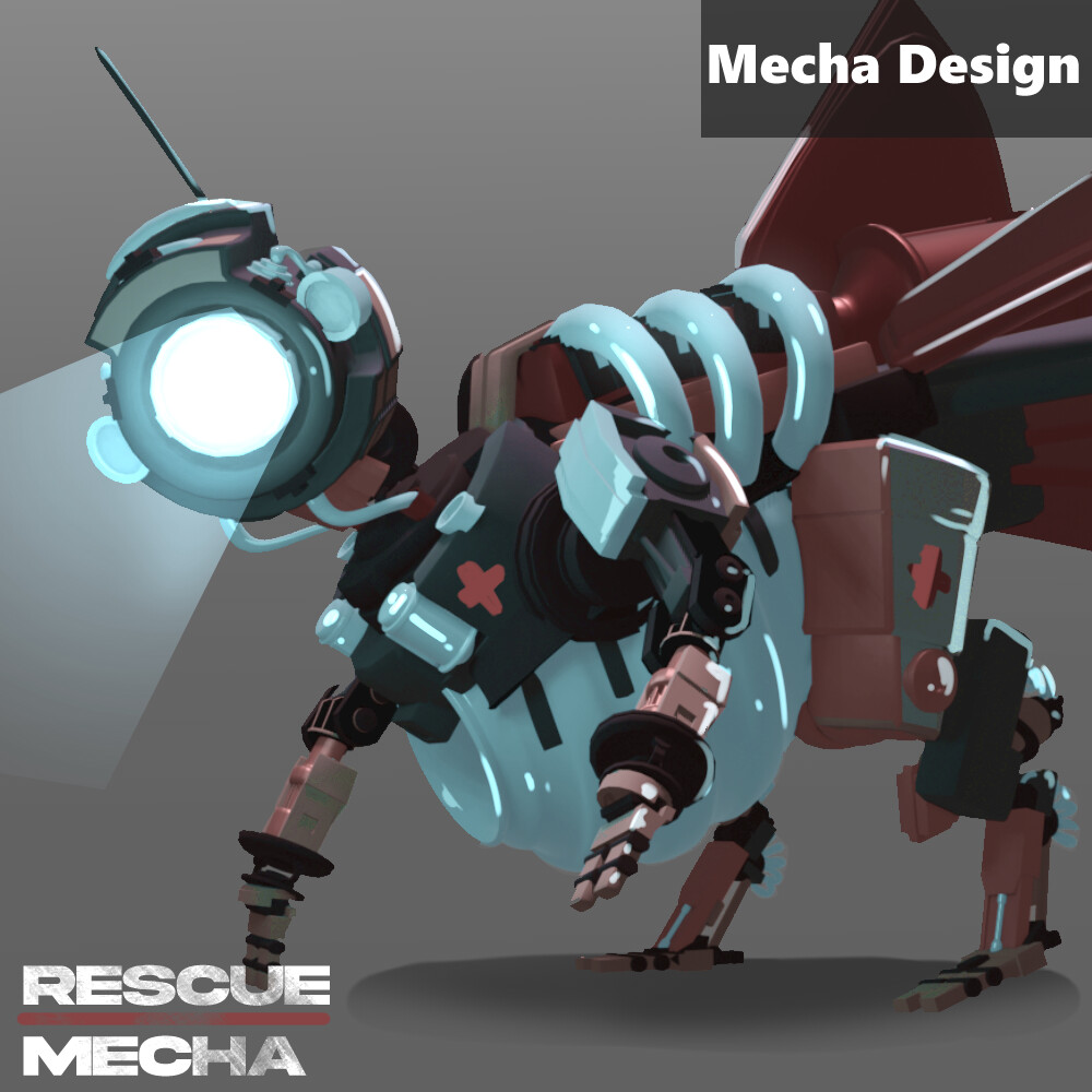 ArtStation - Rescue Mecha