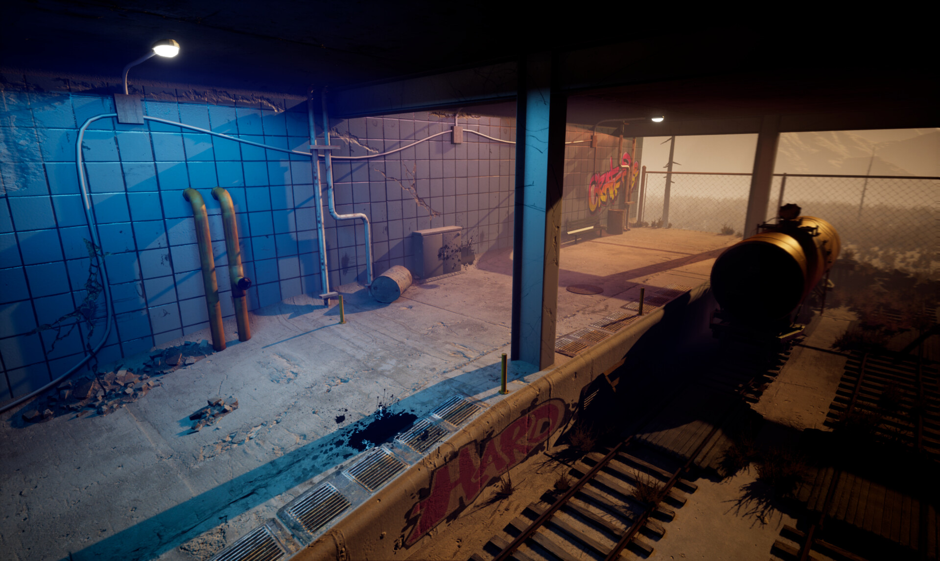 ArtStation - Area 67 Old warehouse