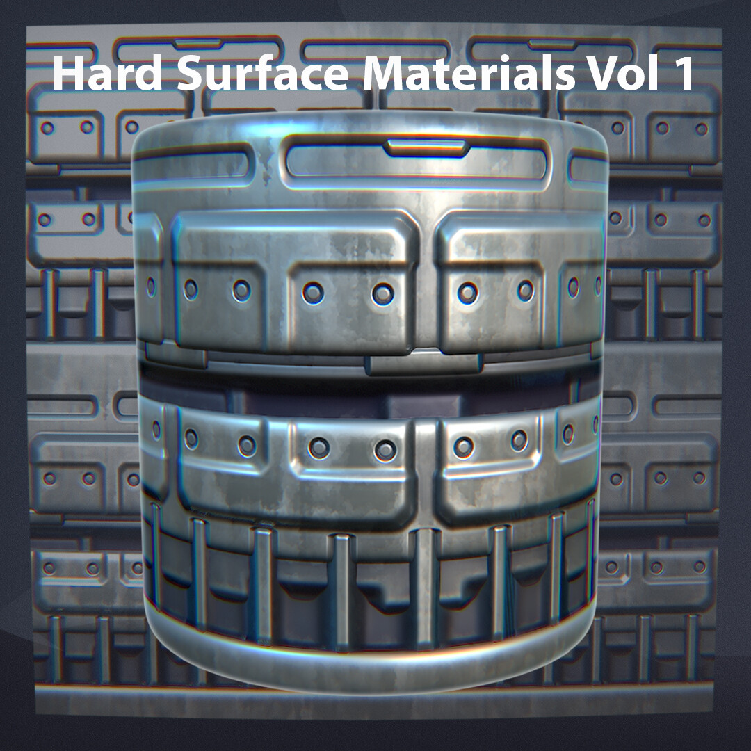 ArtStation - Hard Surface Materials Vol 1