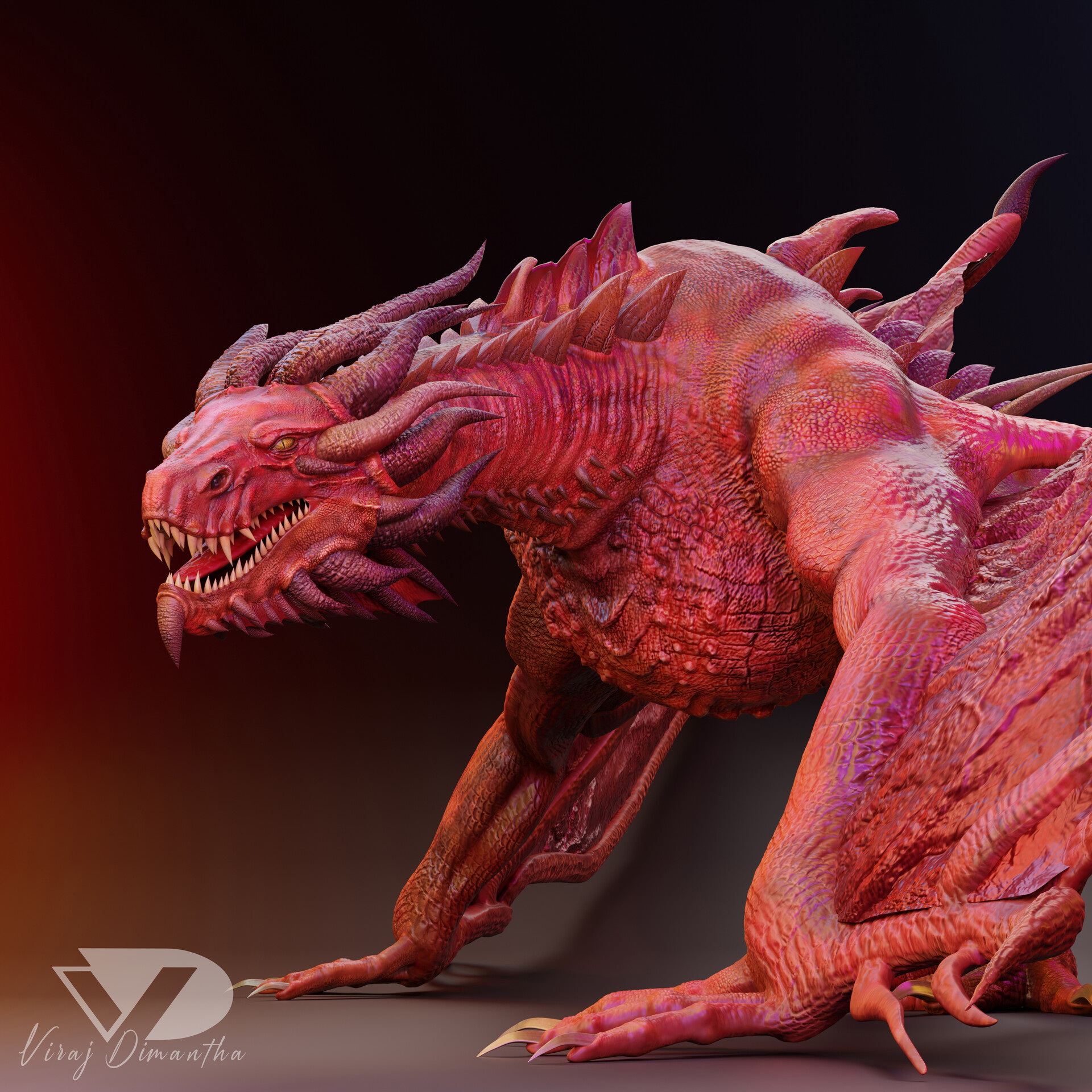 ArtStation - Dragon - Astarot (The leading one)