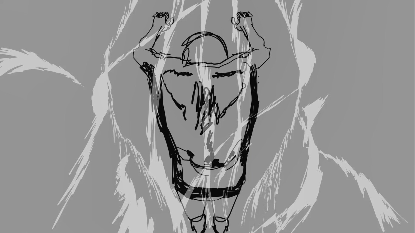 ArtStation - in air Dodge/Attack animation practice