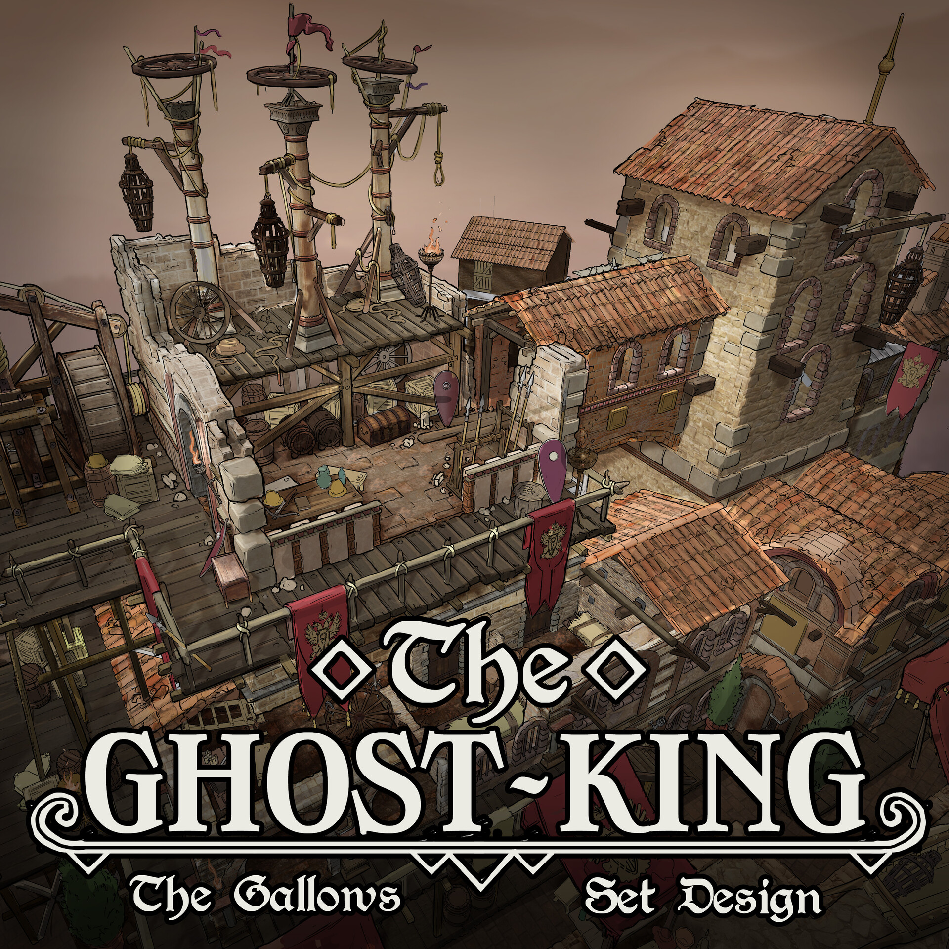 ArtStation - The Ghost King- The Gallows