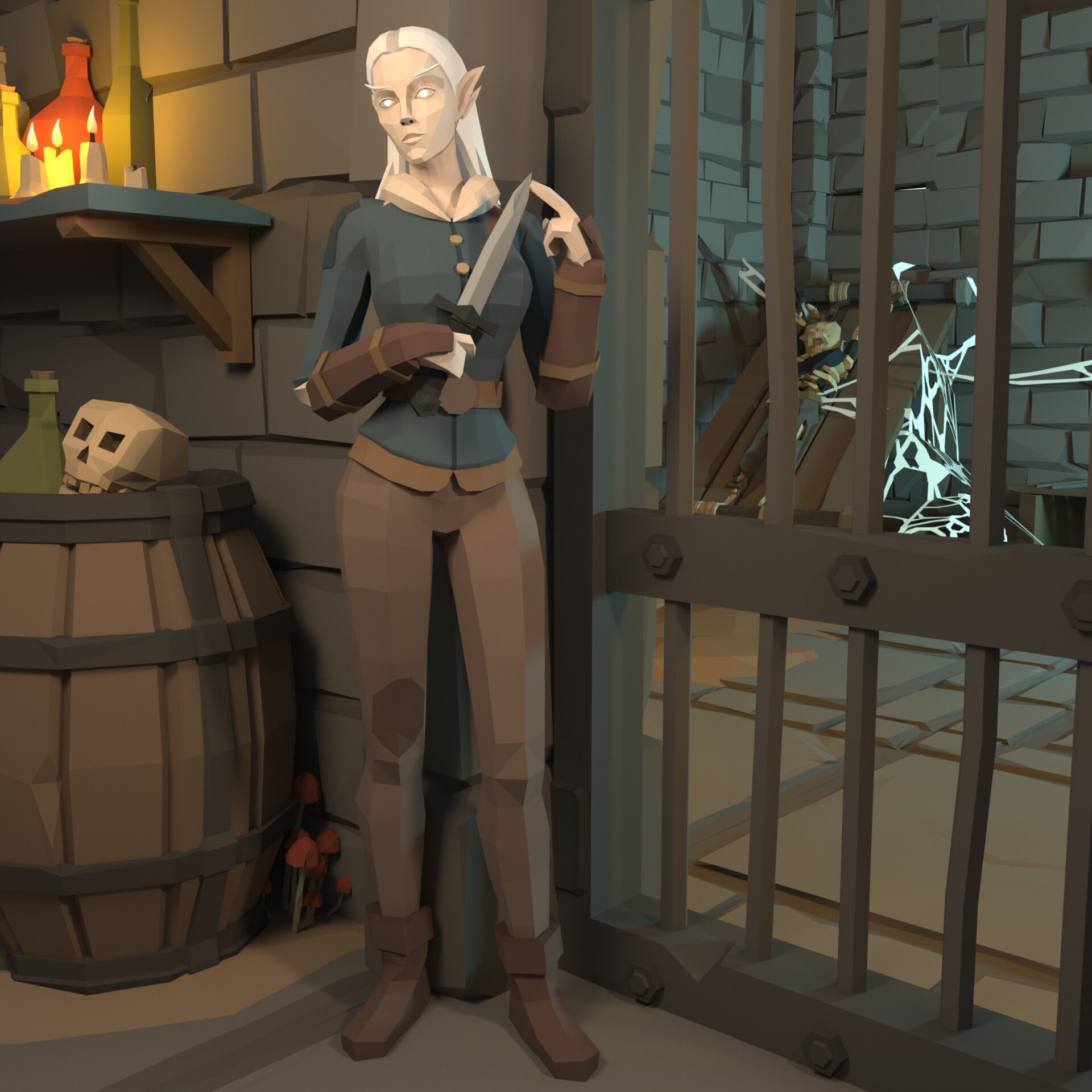 ArtStation - Elf 3d Character