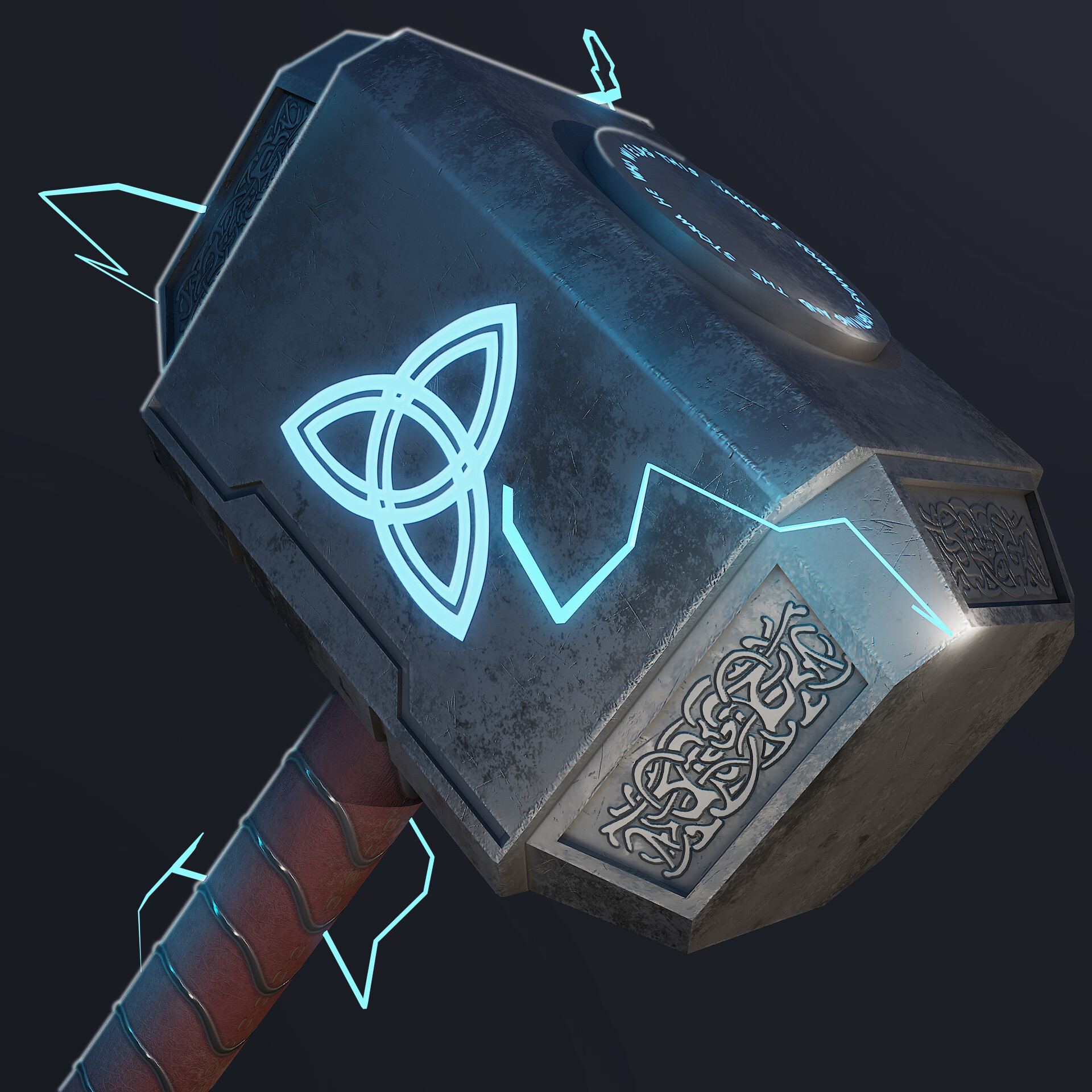 ArtStation - Mjolnir Hammer