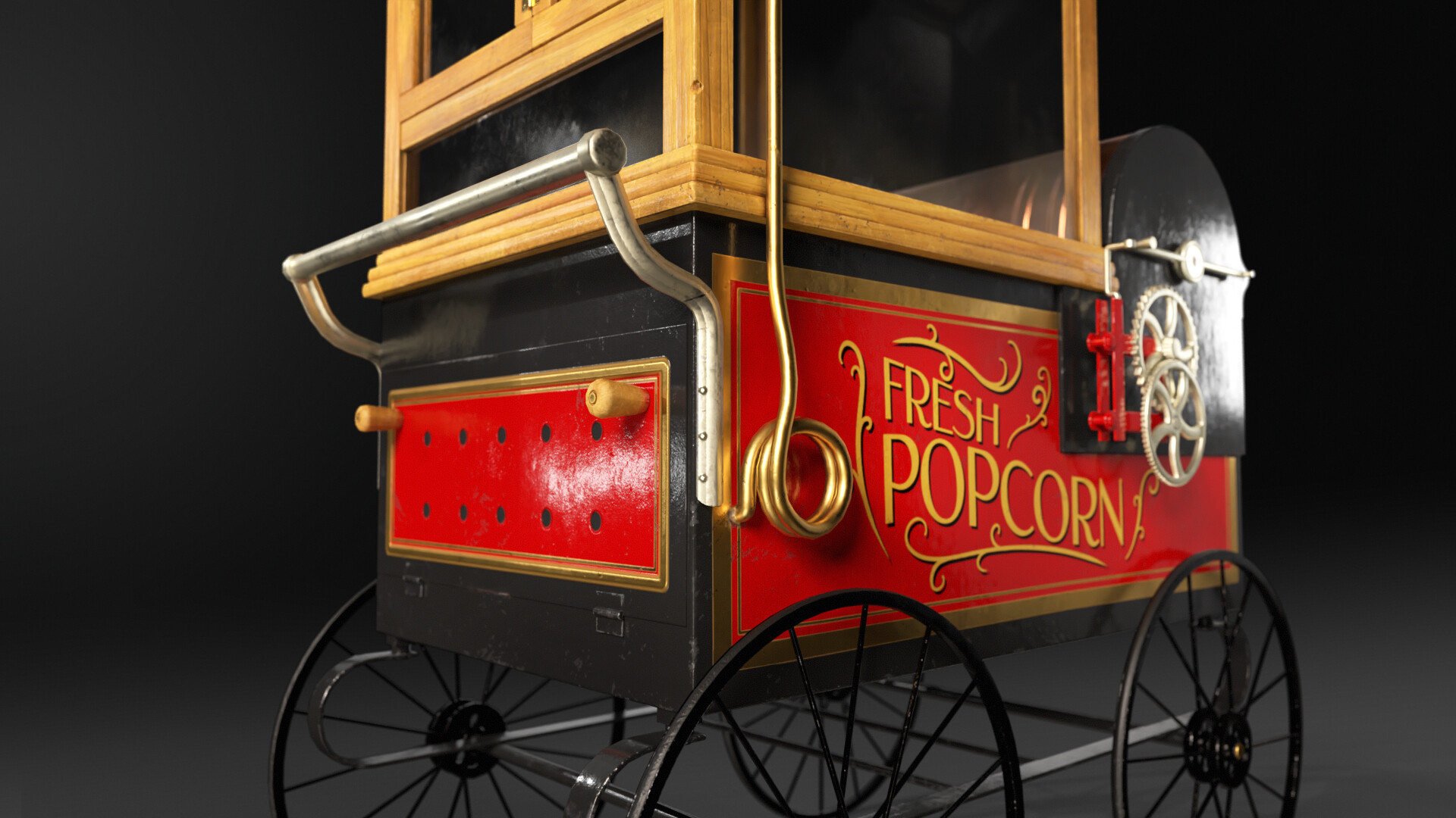 ArtStation - Popcorn Wagon
