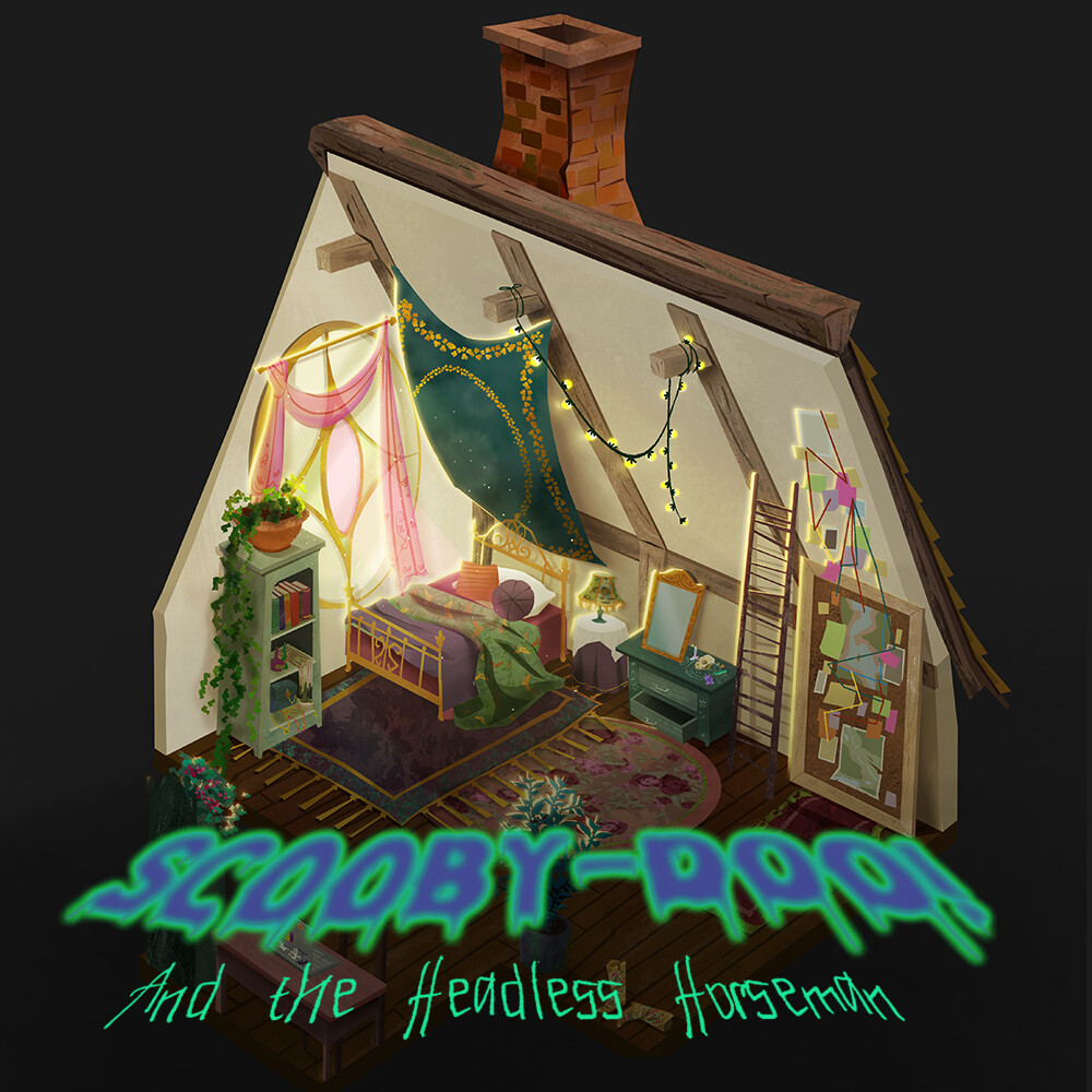 ArtStation - Daphne's Room / Scooby HQ
