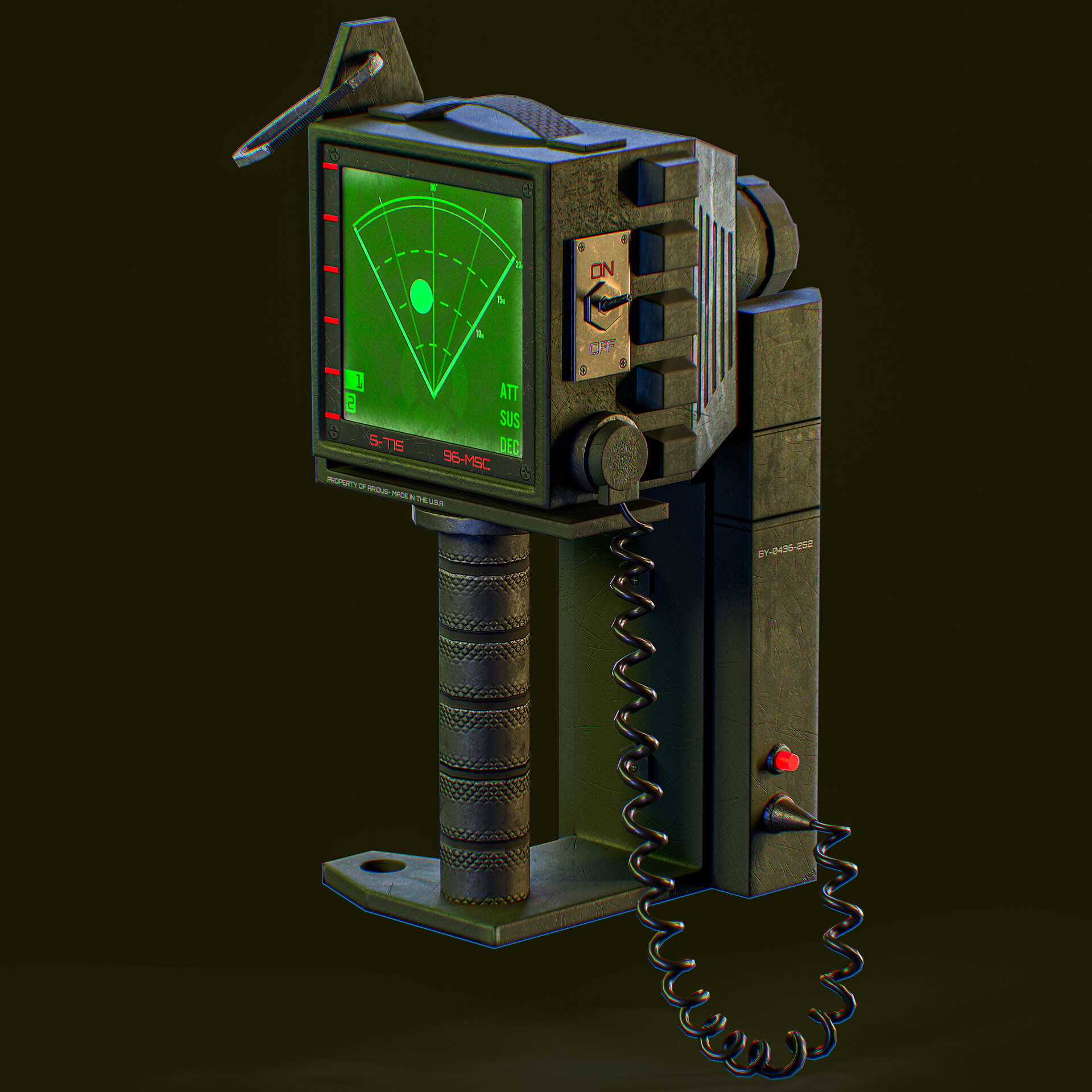 ArtStation - Alien Isolation motion tracker