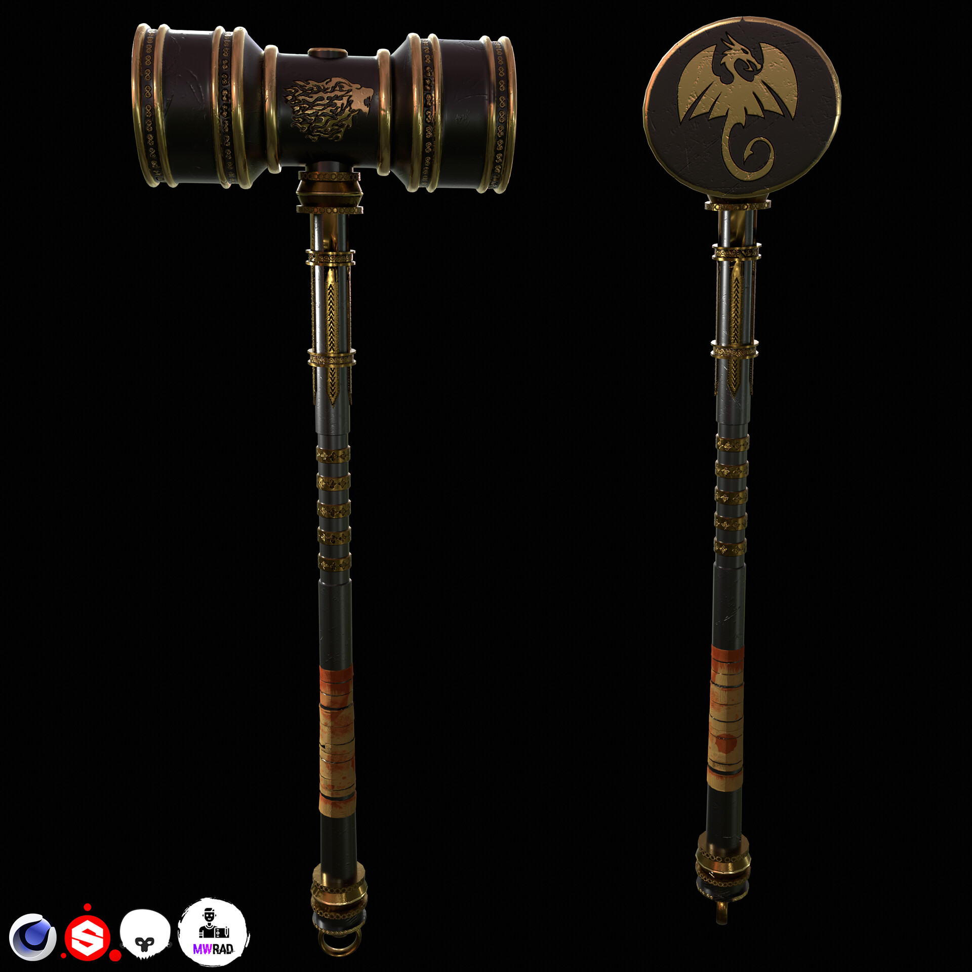 ArtStation - dwarf war hammer 🔥⚒🦸‍♂️