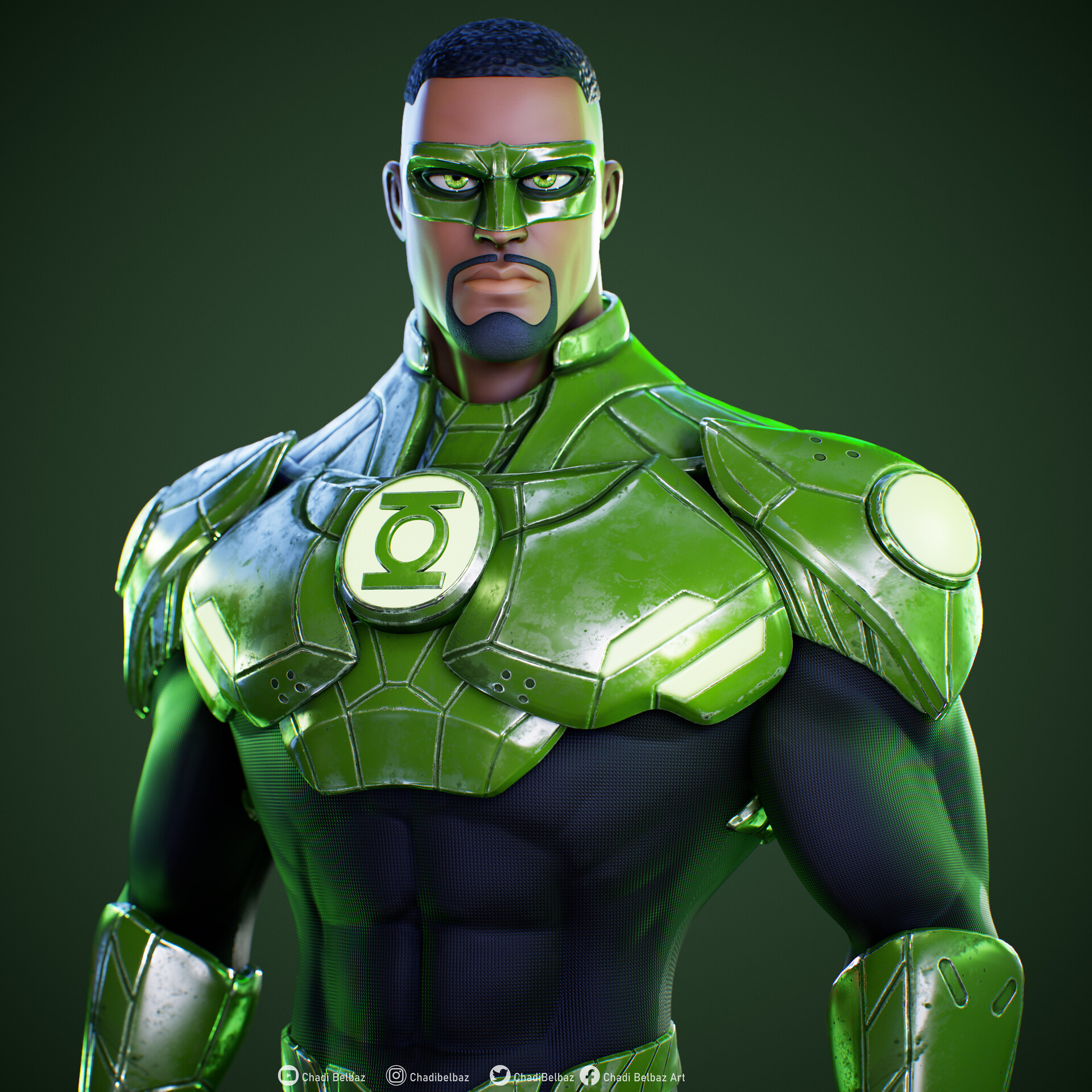 ArtStation - Green Lantern Stylized