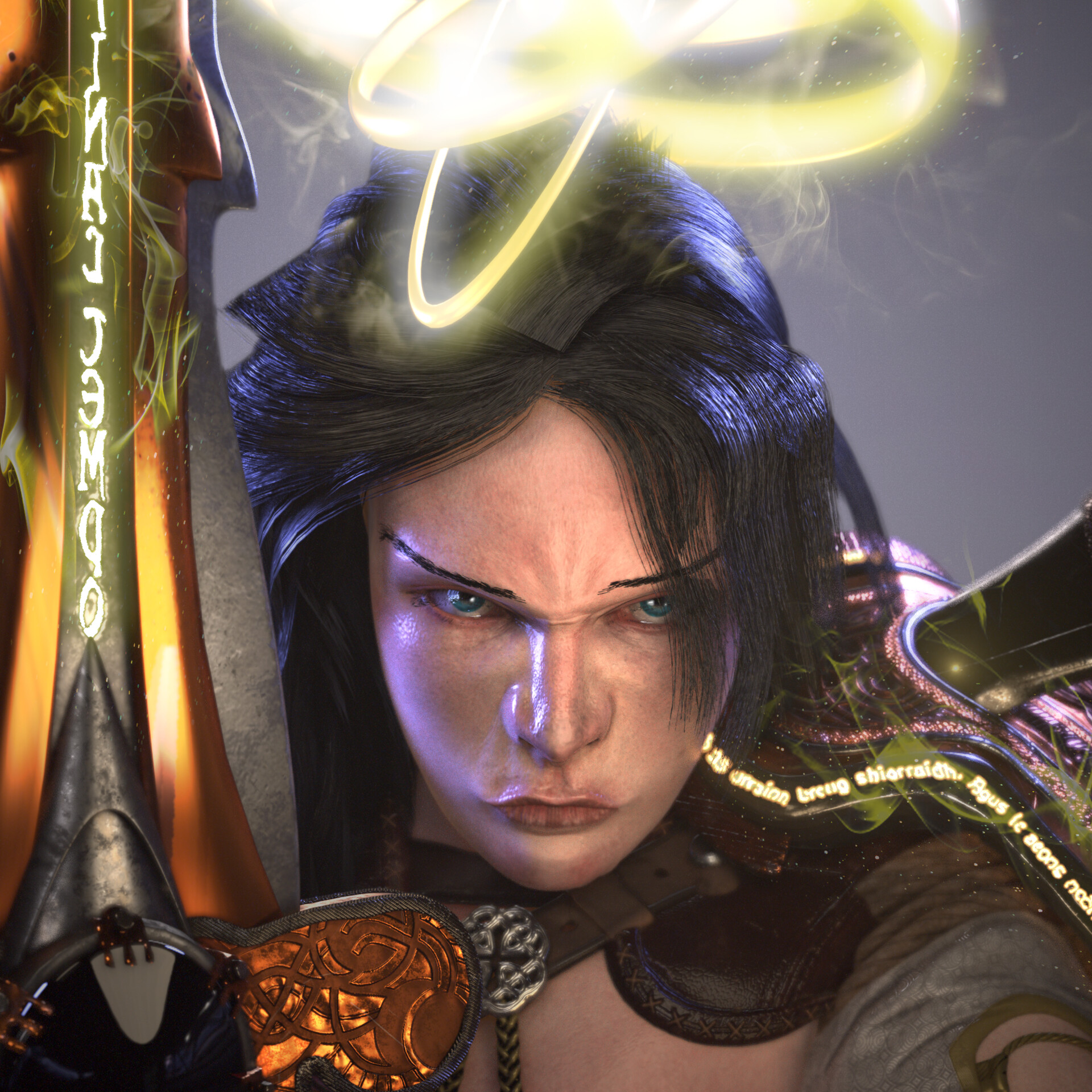 ArtStation - Hope (Guardian Angel Series); 3D Character Model