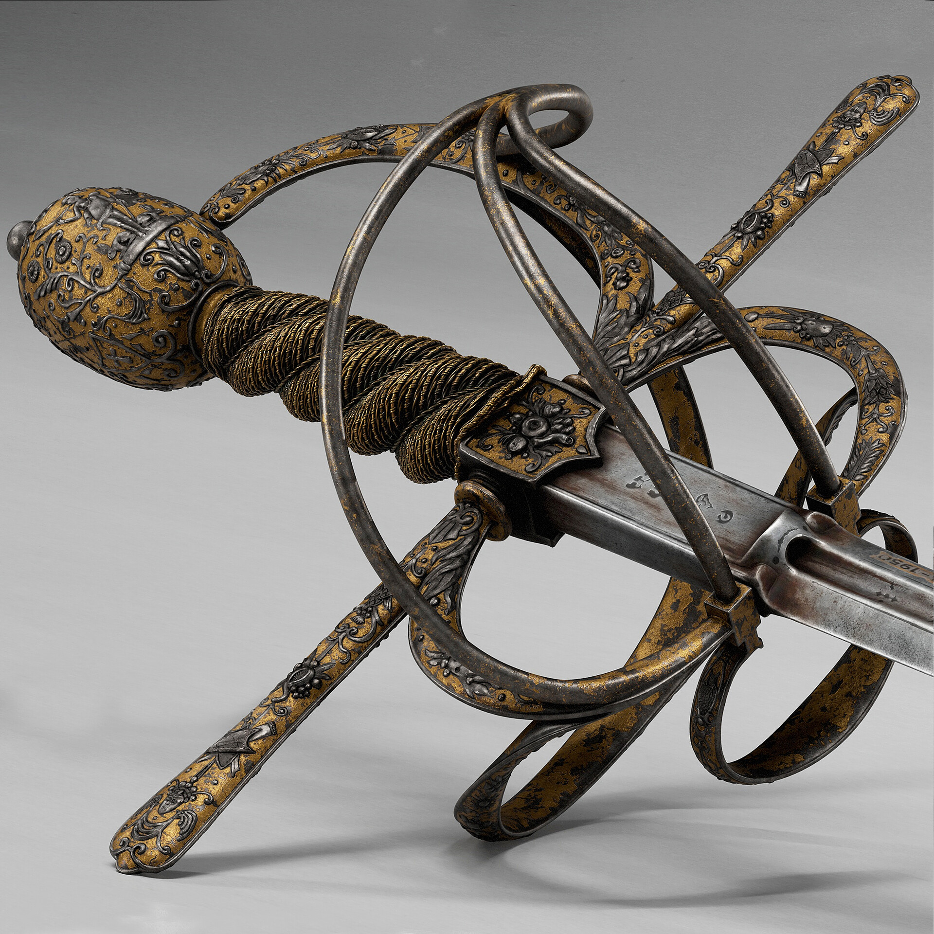 ArtStation - Swept Hilt Rapier