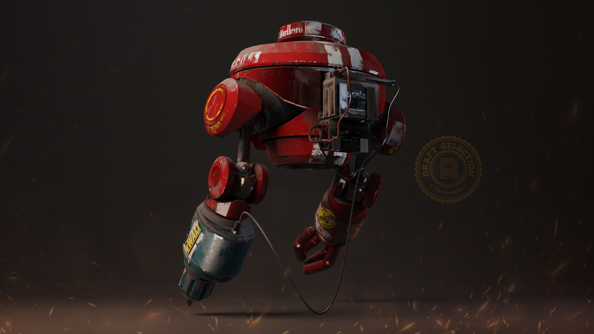 ArtStation - OTTO-01 - Robot Challenge