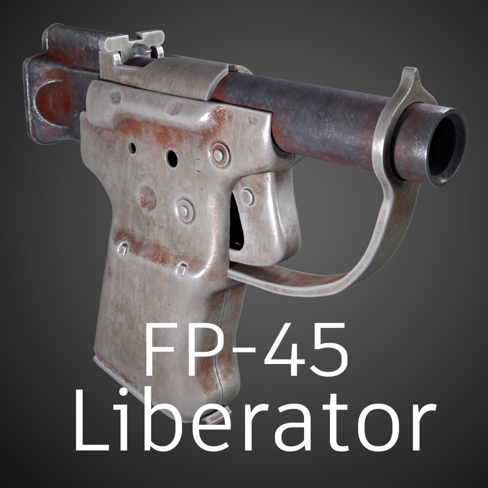 ArtStation - FP_45 Pistol