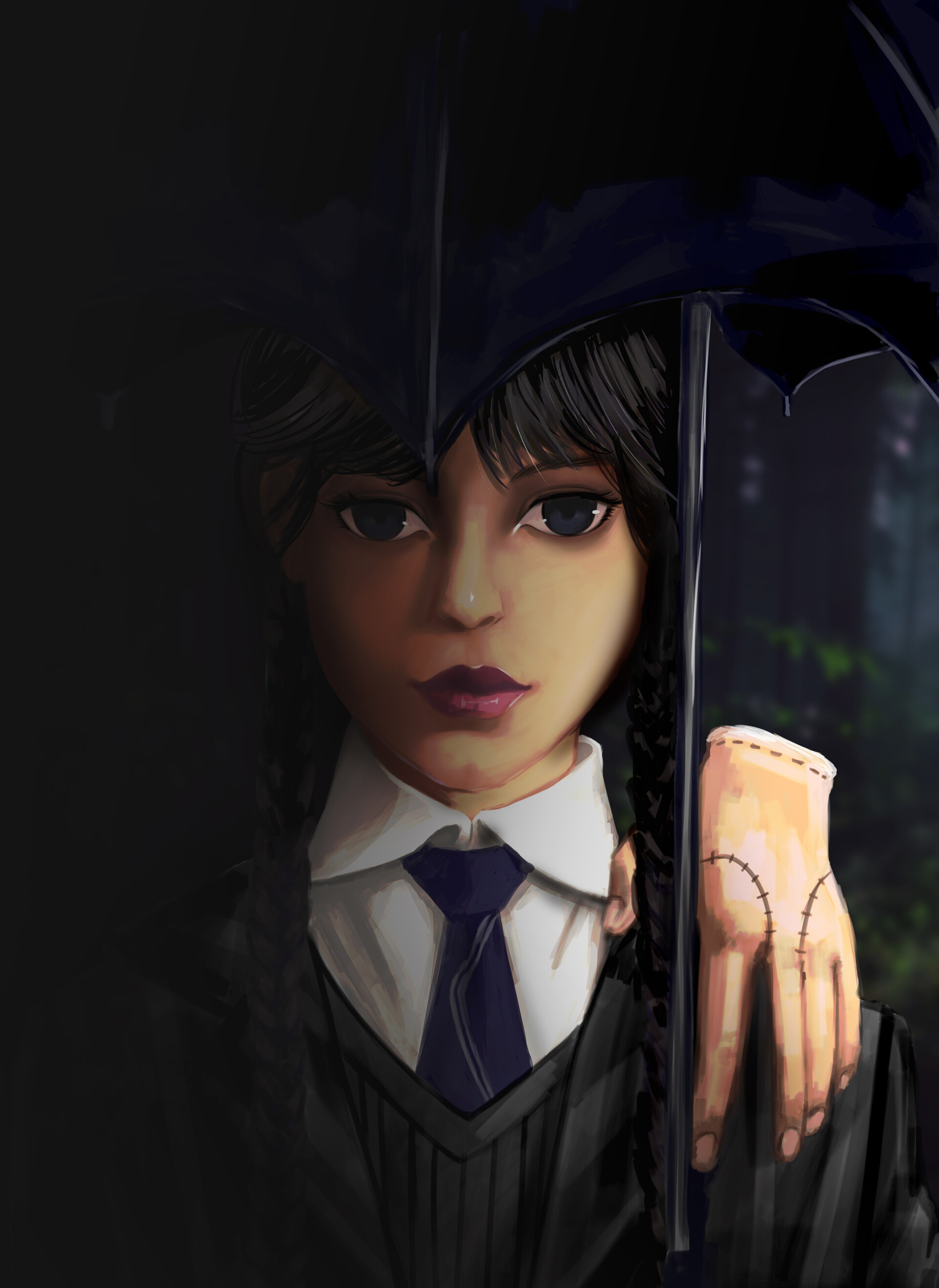 ArtStation - Wednesday Addams Fanart