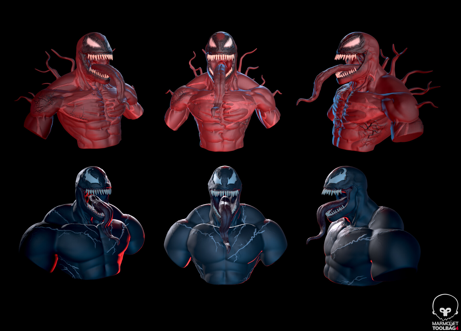 ArtStation - VENOM & CARNAGE