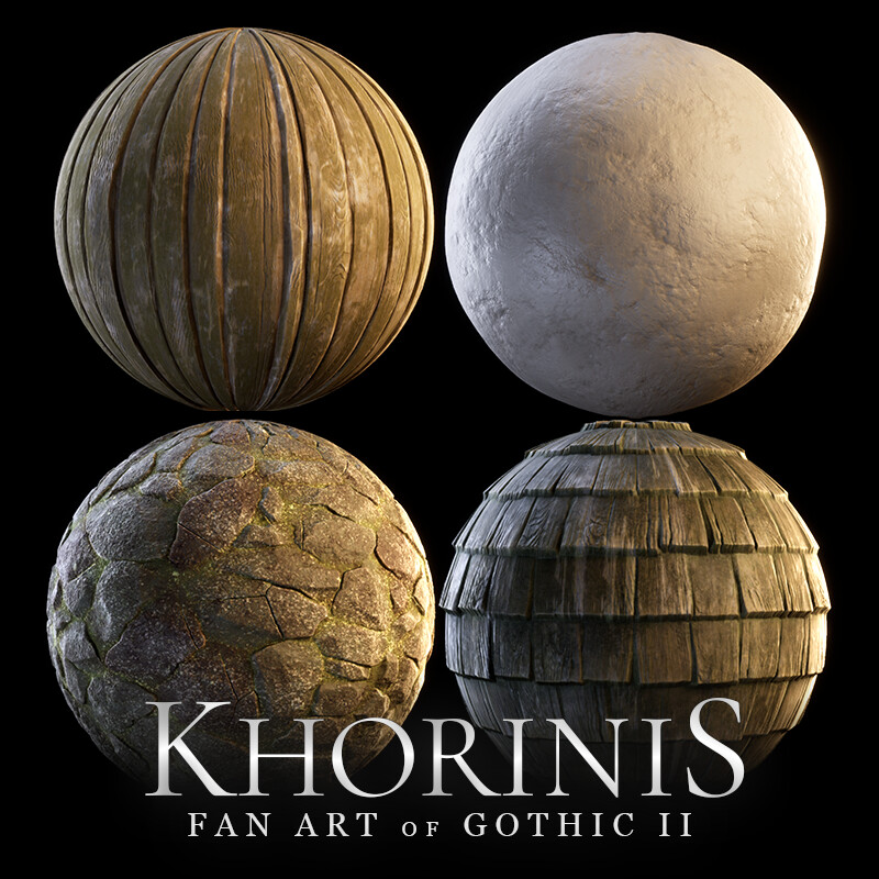 ArtStation - Khorinis Fan Art Project: Materials Part 1