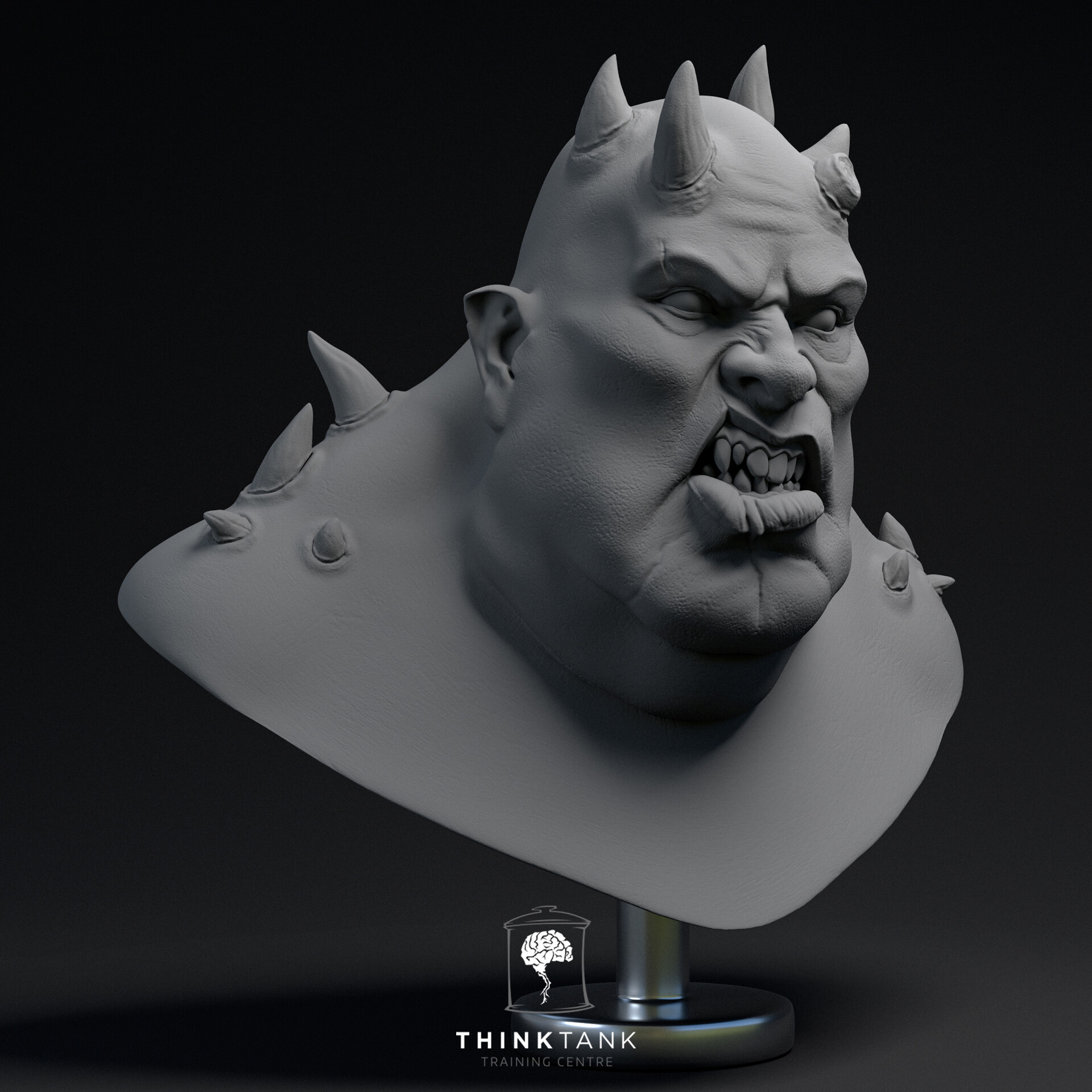 ArtStation - Creature bust ( Think Tank project)