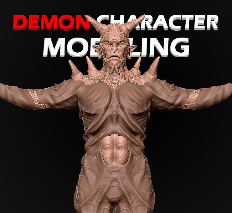 ArtStation - Demon Character Modeling