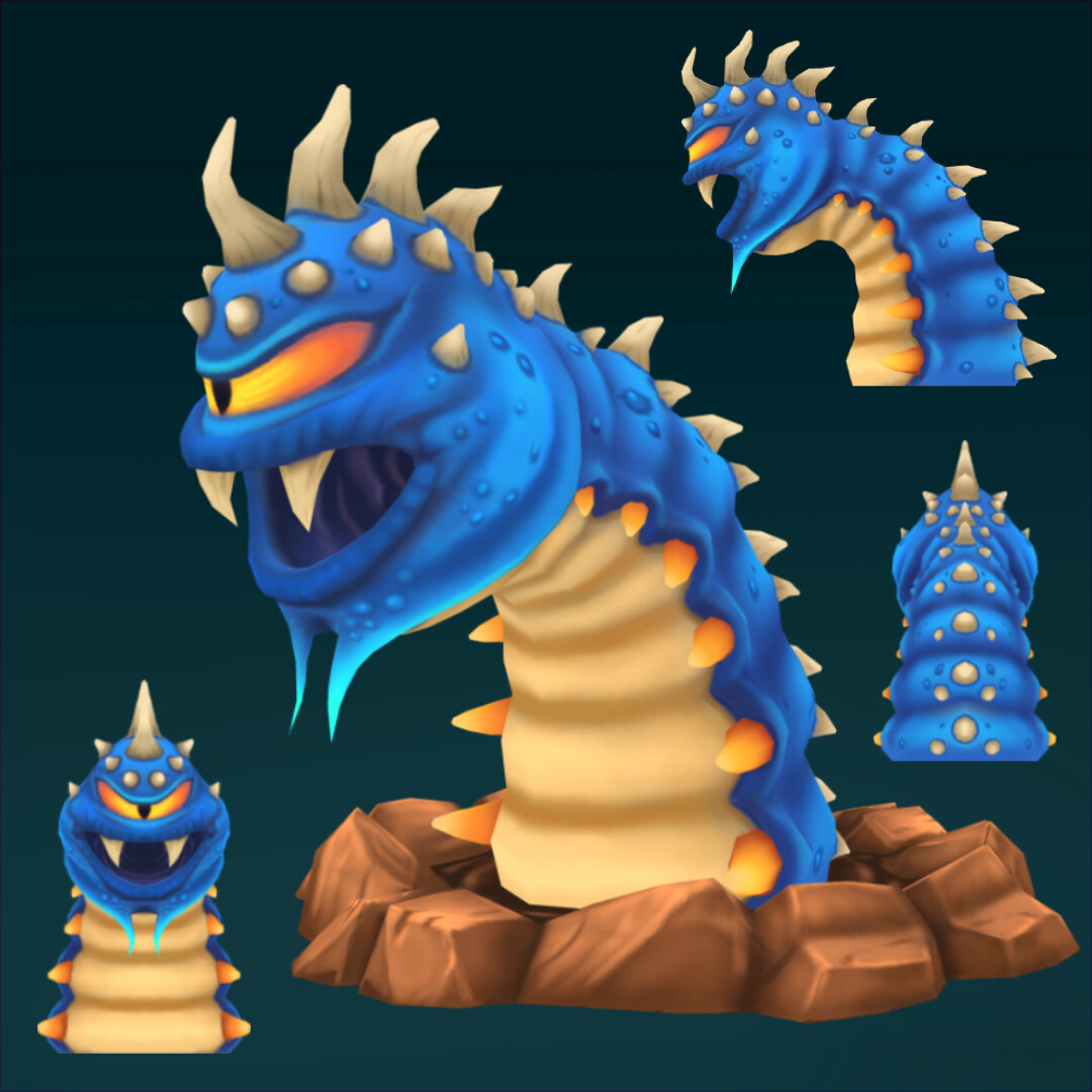 ArtStation - Spike Worm!