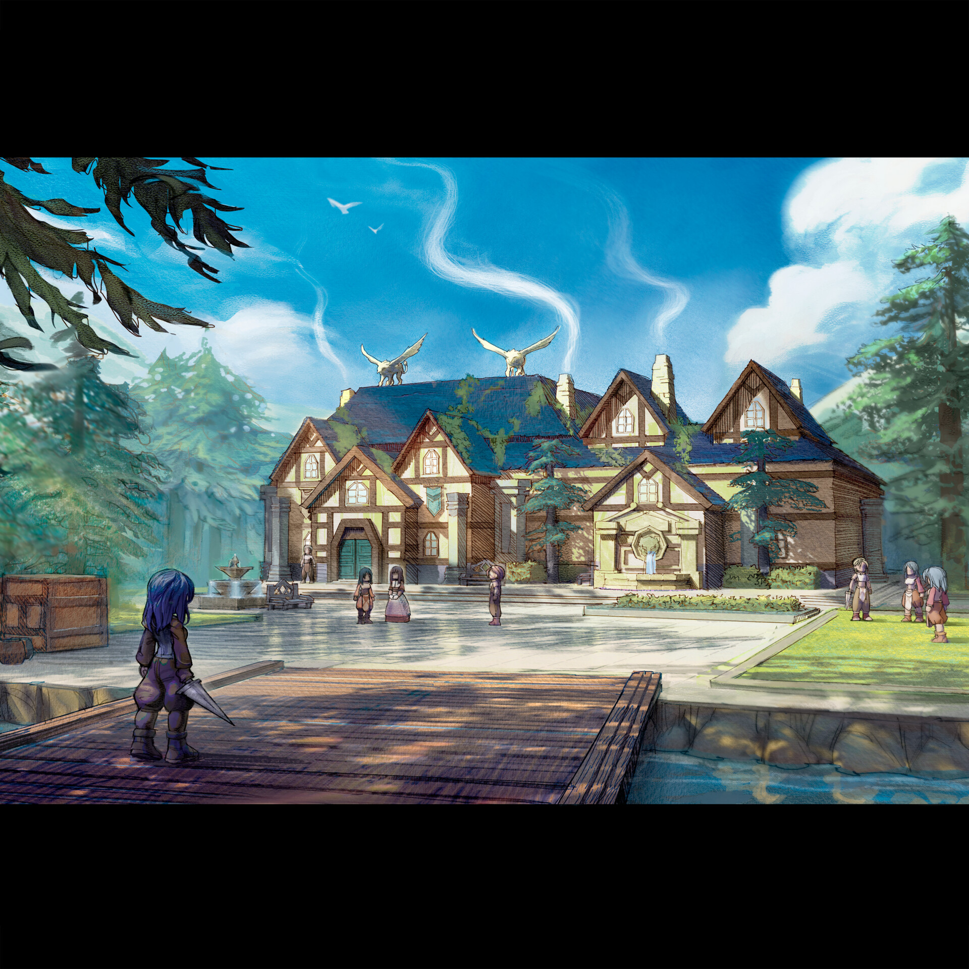 ArtStation - Village Center