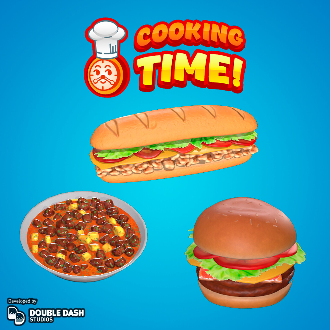 ArtStation - Food Assets - Cooking Time