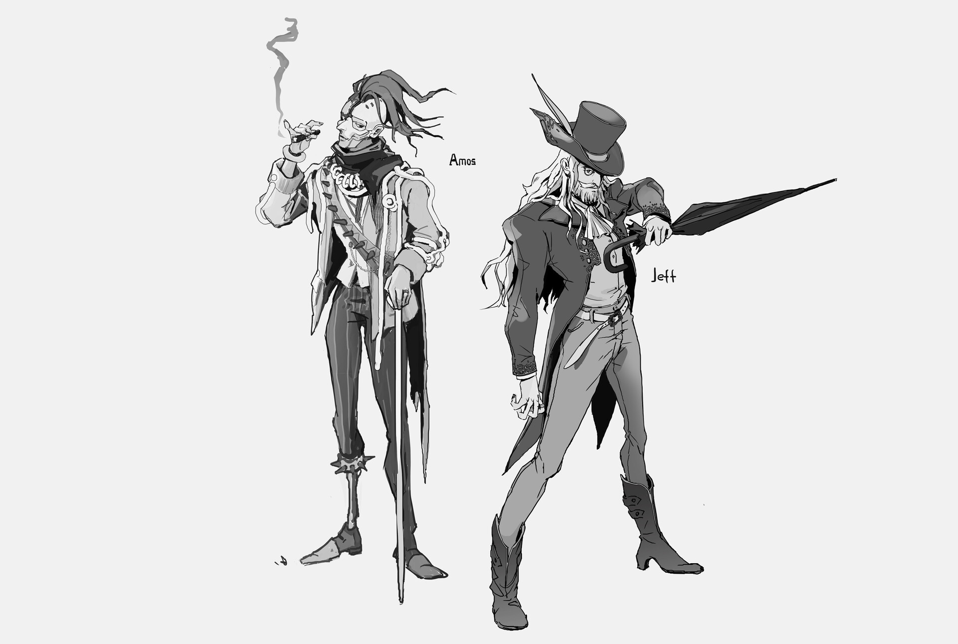 ArtStation - Character draft design practice-02