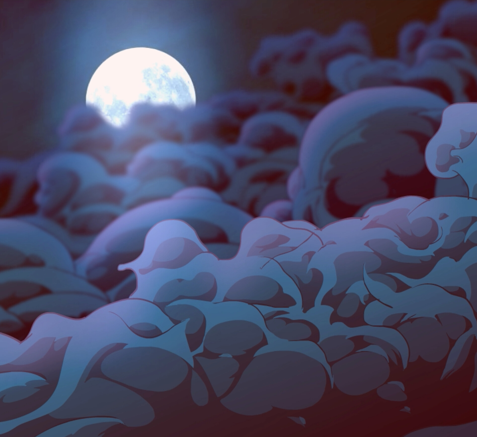 ArtStation - «CLOUDS» 2D VFX Animation