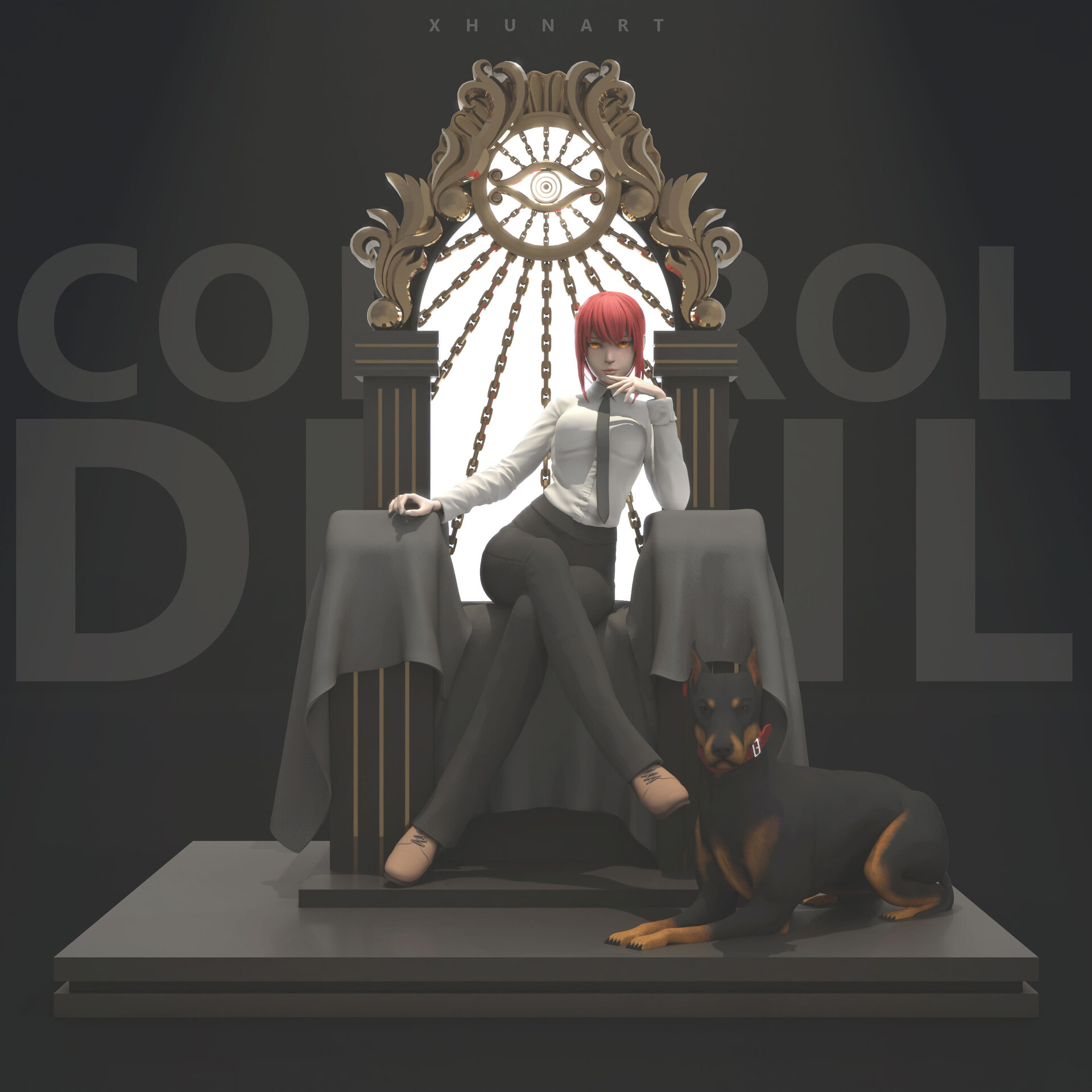 ArtStation - Makima The Control Devil STL file