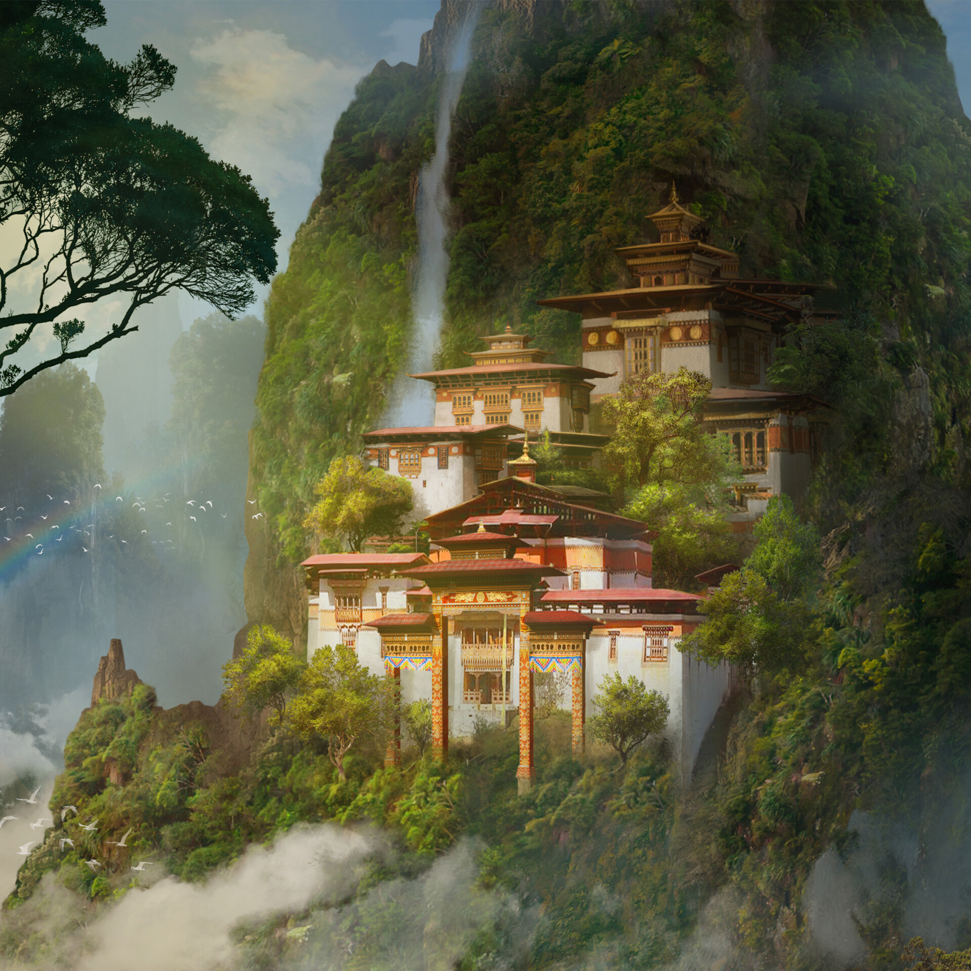 ArtStation - Matte Painting - Ancient Civilisation