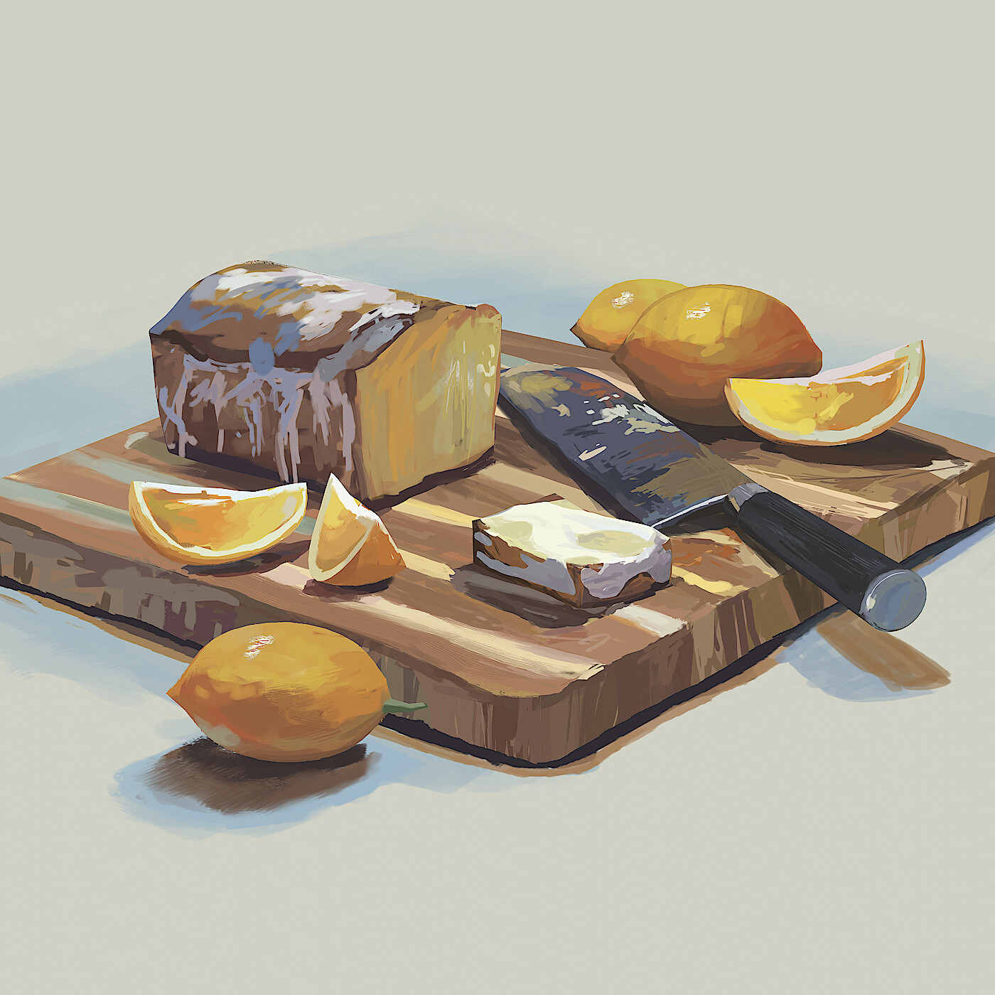 ArtStation - 3d still life. Hand painted artwork