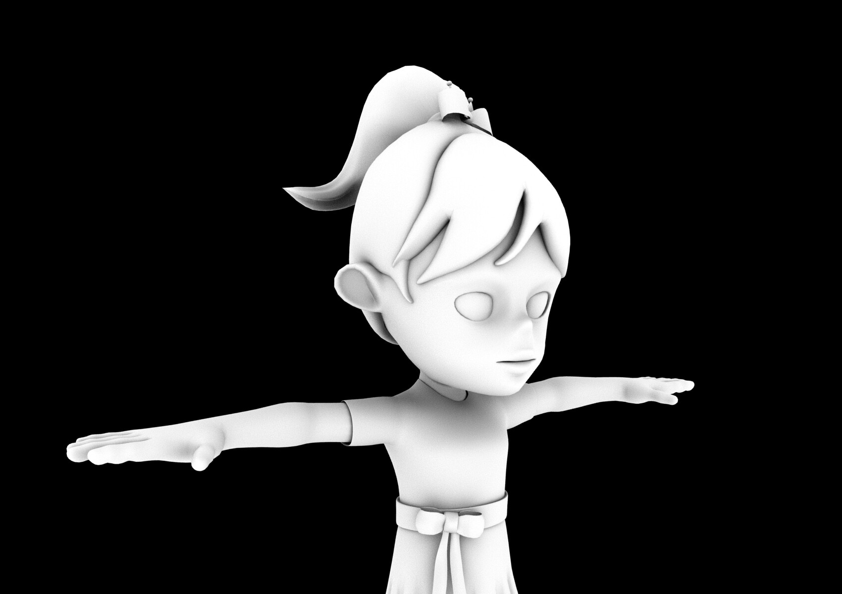 ArtStation - Toonish baby girl Character