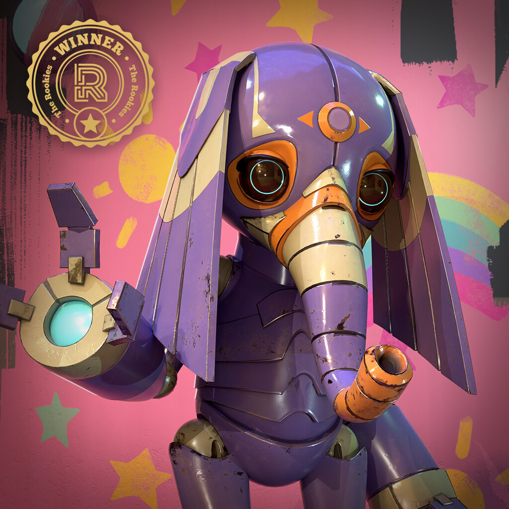 ArtStation - Sheeba - The Shy Robot