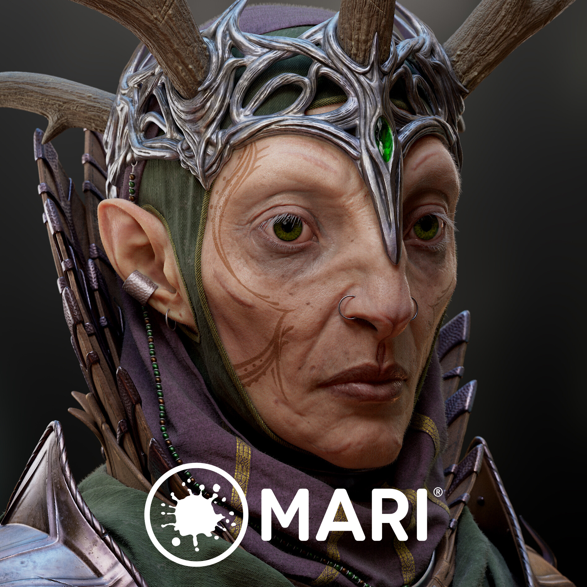 Amy Ash, 3D Character Artist - Mari 6 - Forest Elf