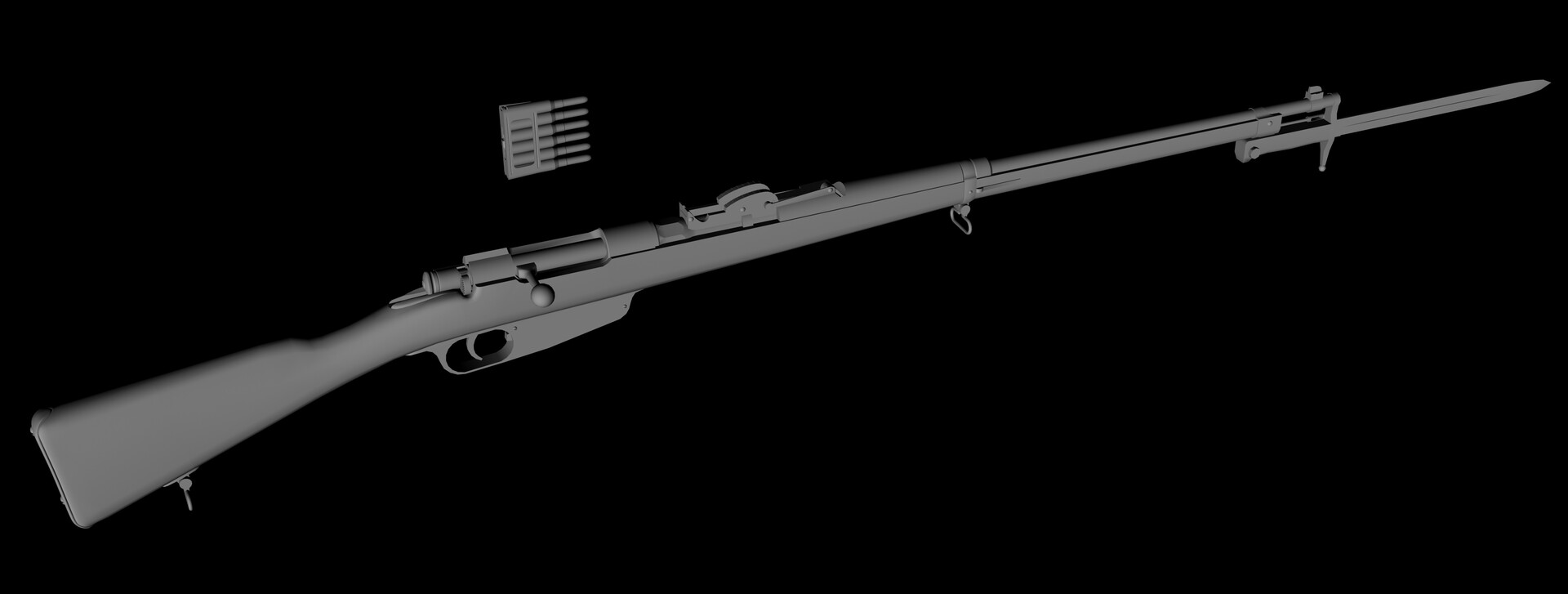 ArtStation - 1981 (M91) Carcano Long Rifle