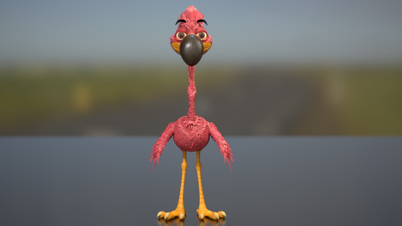 ArtStation - Flamingo 3D model