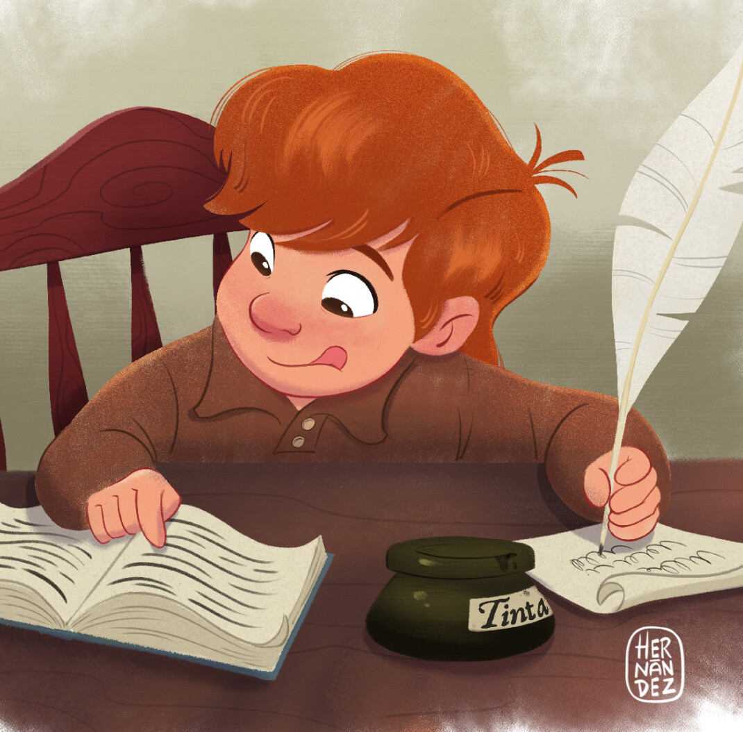 ArtStation - Noah Webster (Children's book illustration)