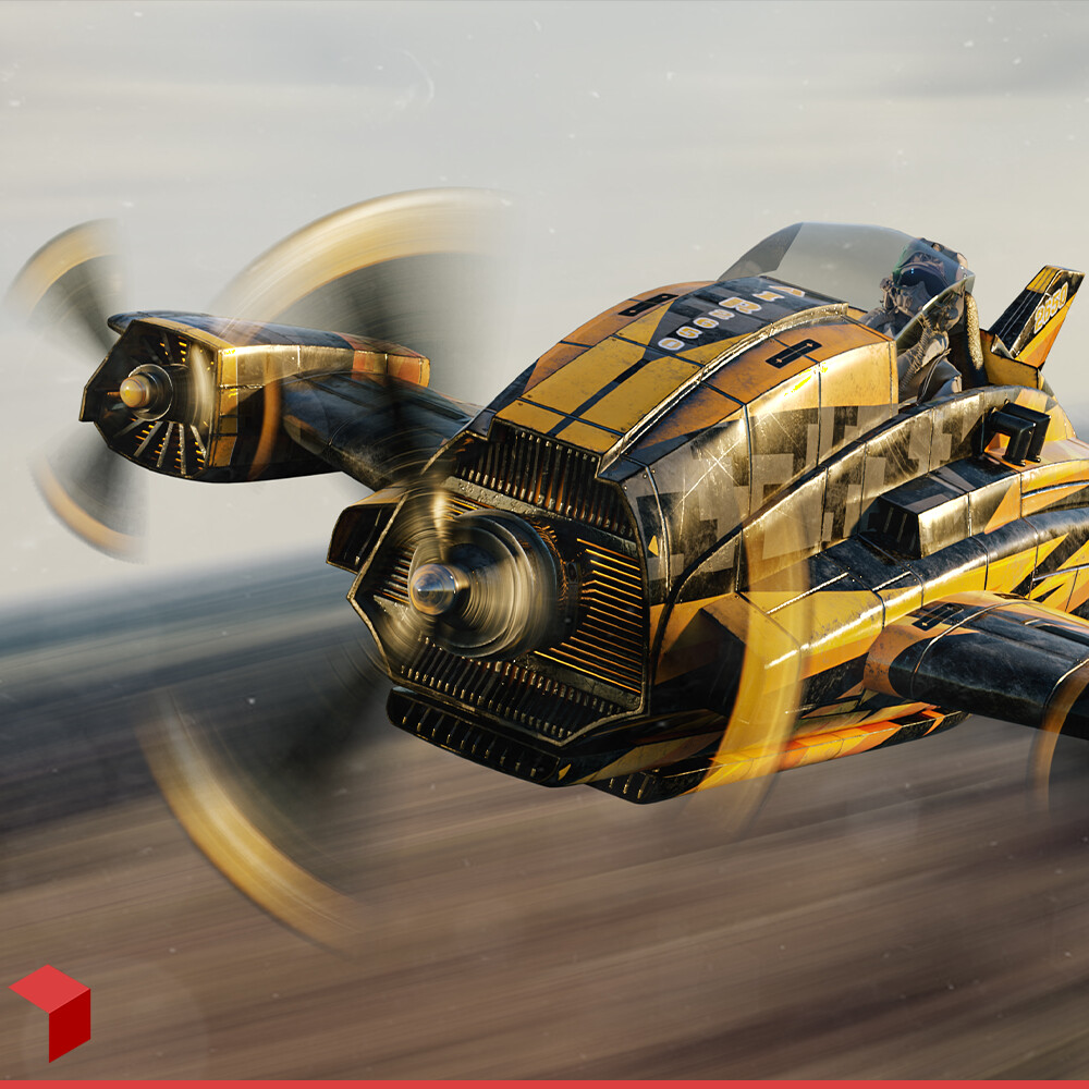 ArtStation - Flying HoverCraft (AirCraft) - Free Tutorial