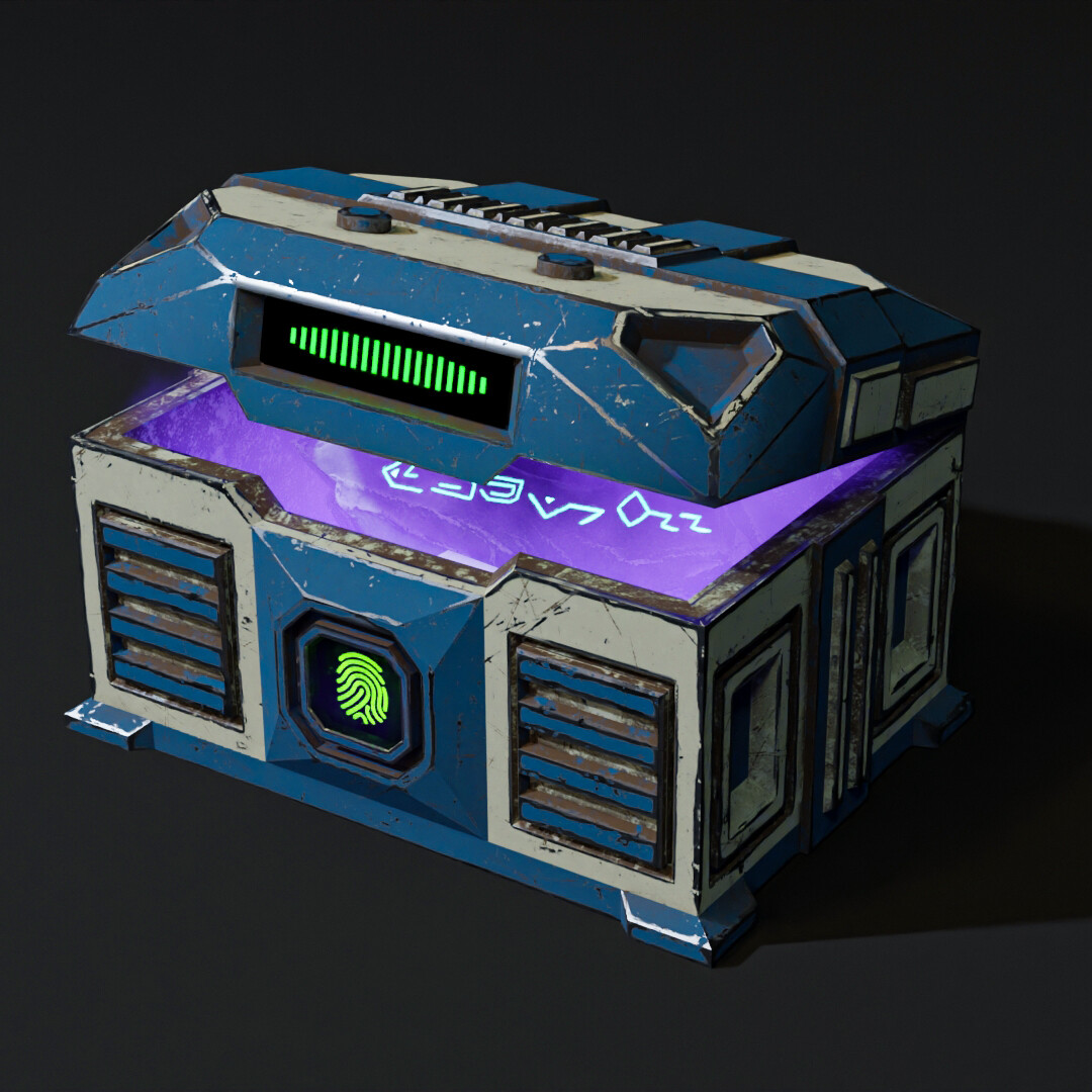 ArtStation - Sci-fi Chest