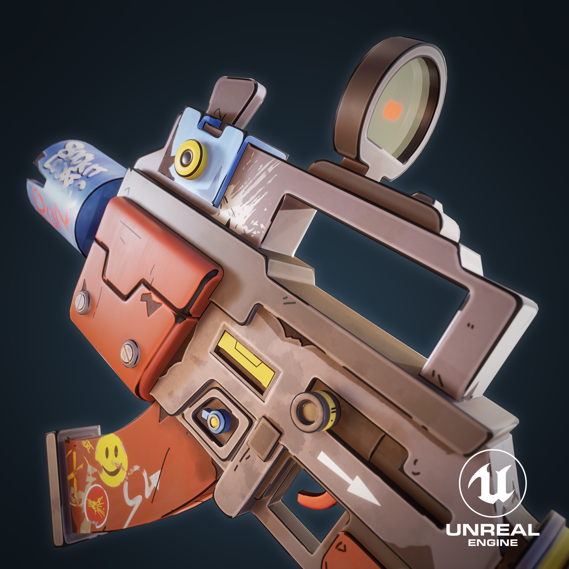 ArtStation - Stylized Weapon