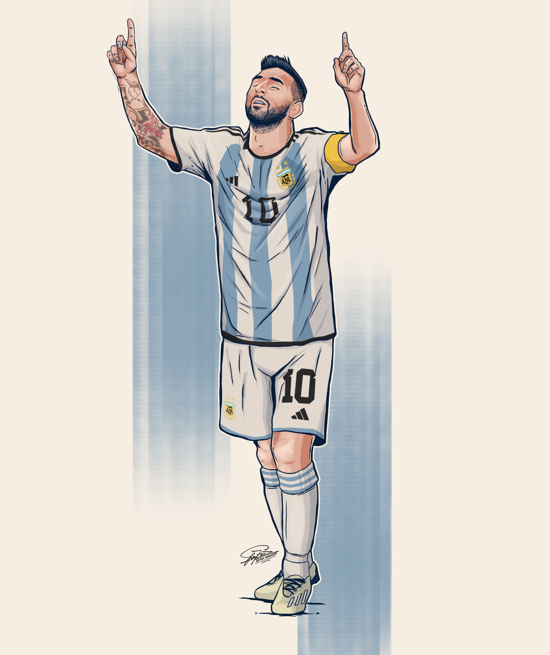 ArtStation - Lionel Messi Illustration
