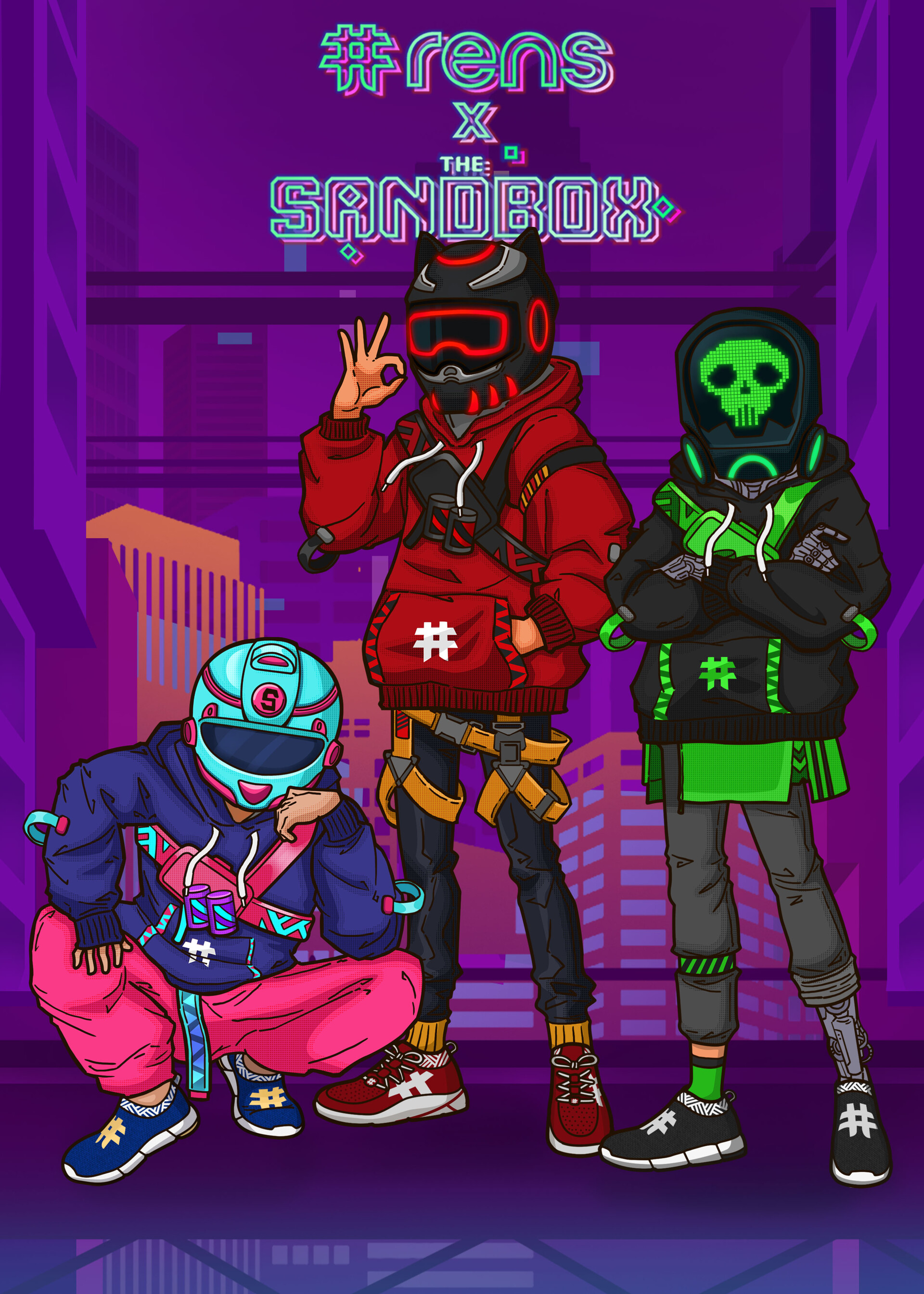ArtStation - Rens x Sandbox - NFT Race art
