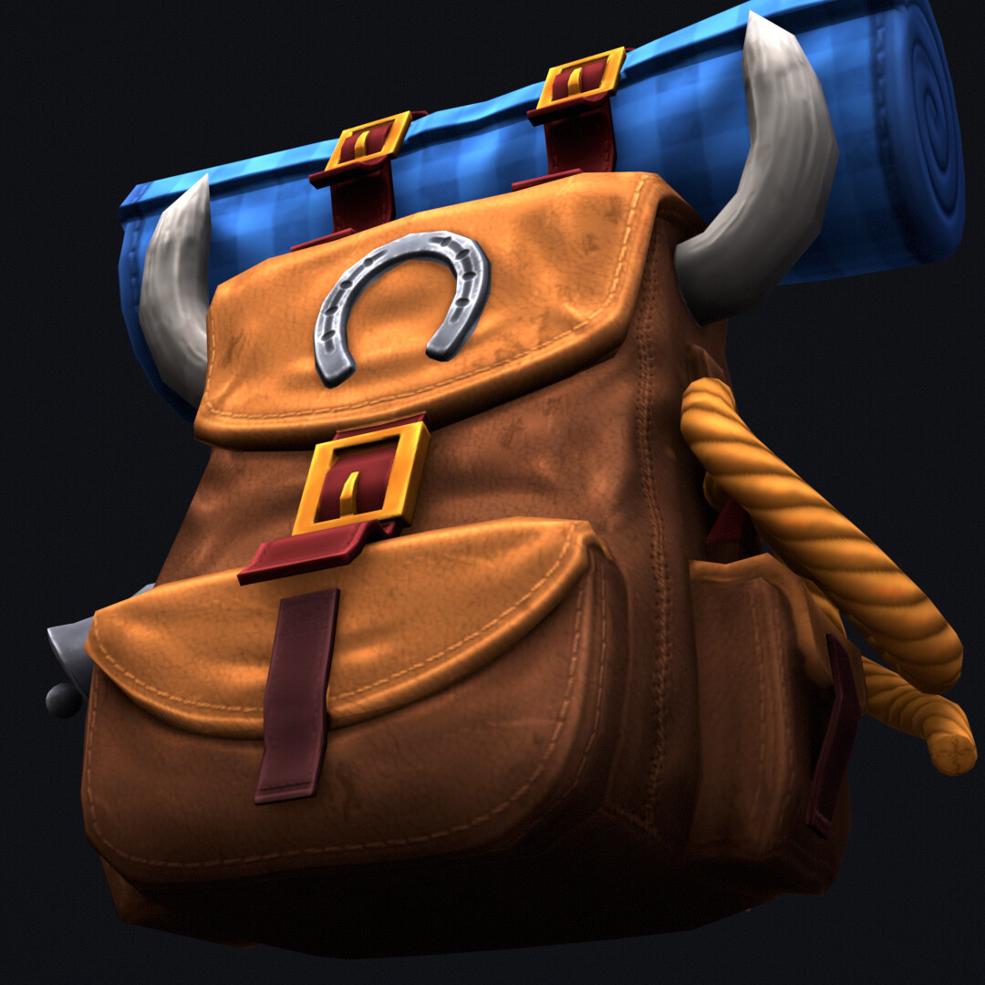 ArtStation - Taurus Expedition - Stylized Backpack