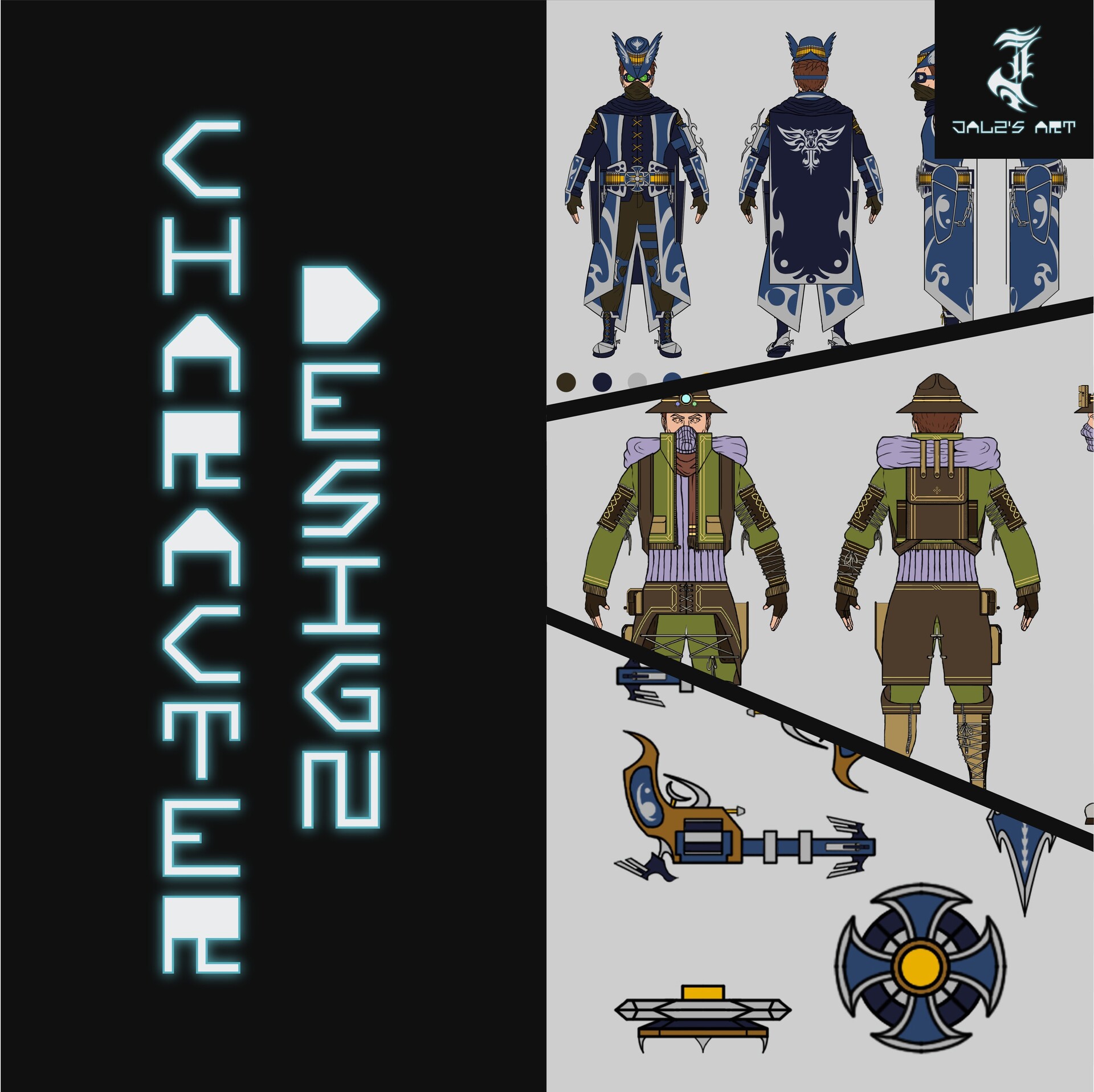 ArtStation - Rogue Character Costume Designs