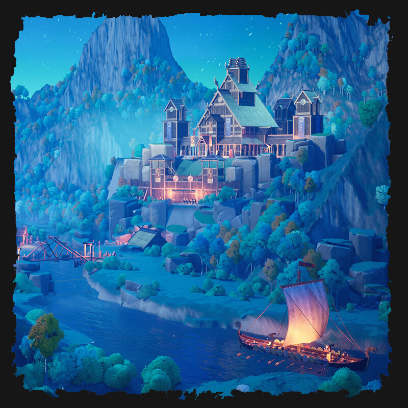 ArtStation - Fantasy Castle