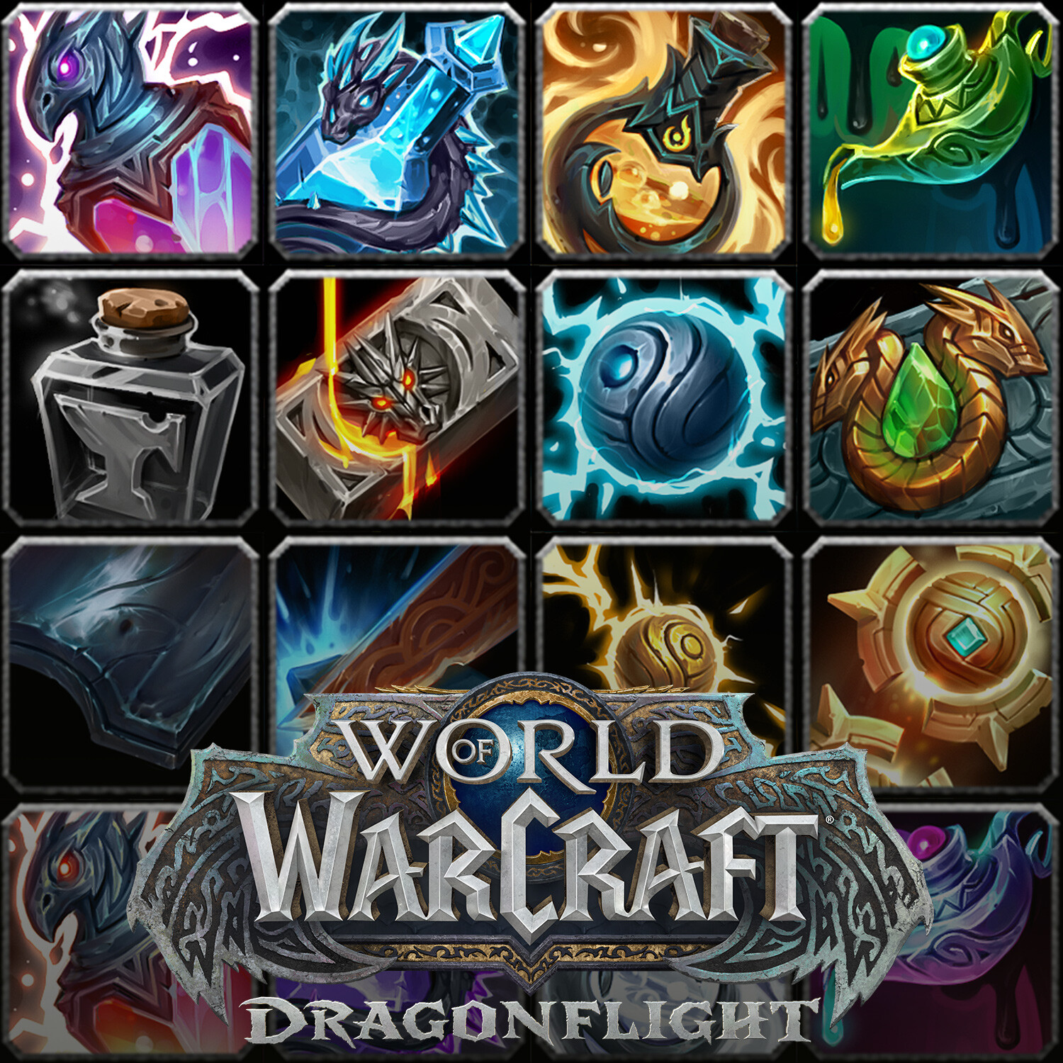 ArtStation - Dragonflight: 2D Icons