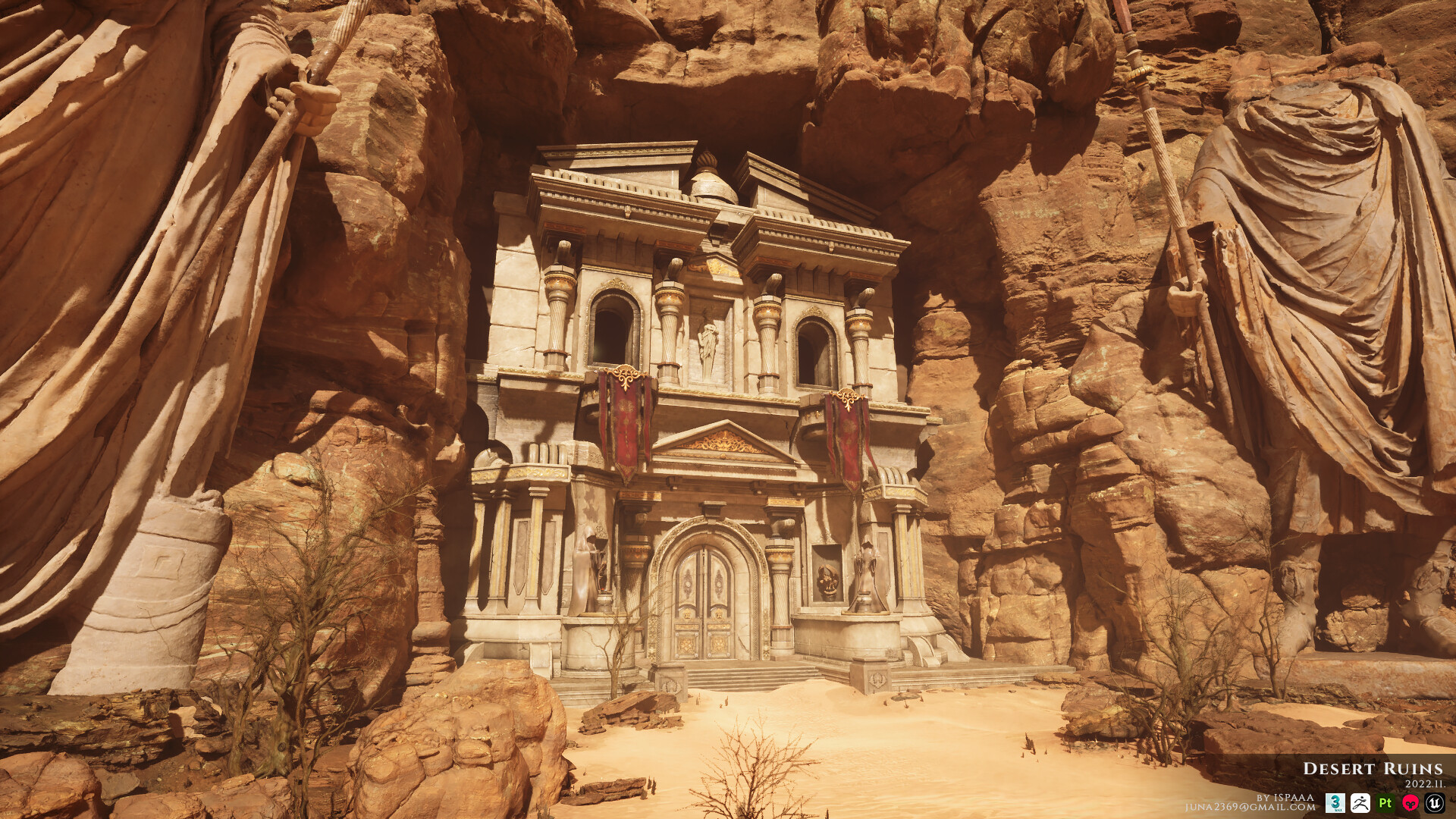 ArtStation - Desert Ruins