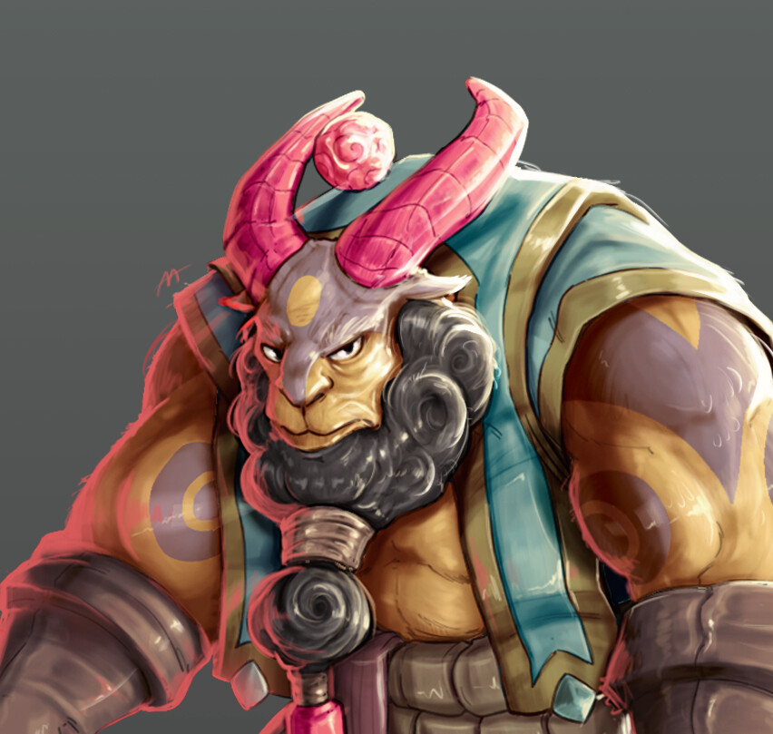 ArtStation - The Red Horn