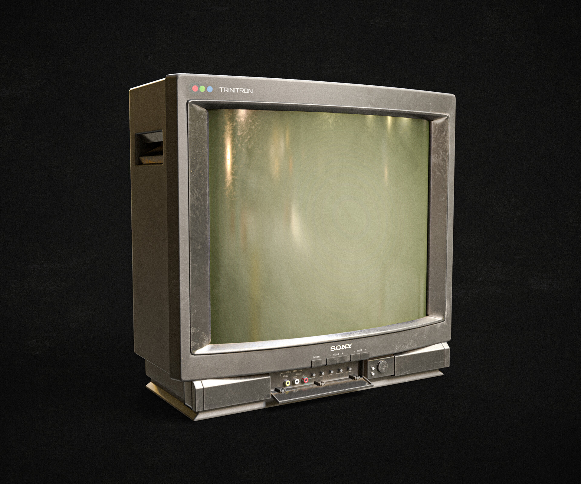 ArtStation - OLD Sony Trinitron TV