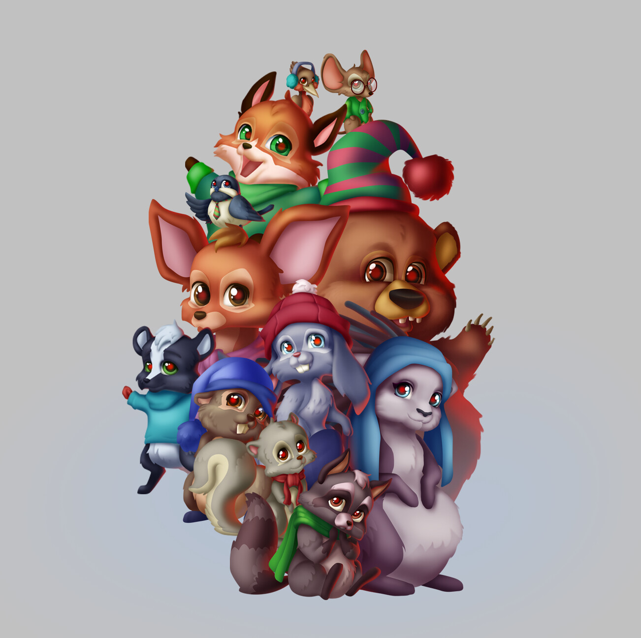 ArtStation - Woodland critters