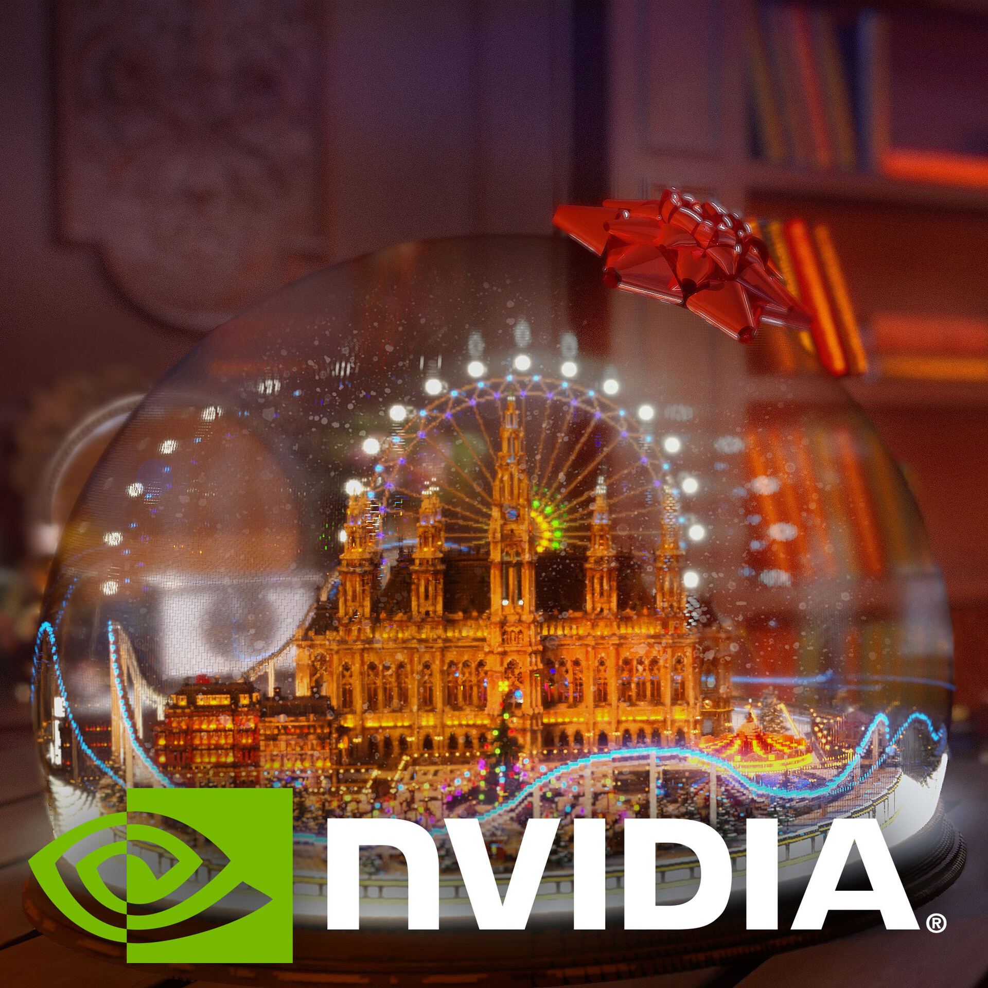 ArtStation - Nvidia Minecraft Scene Winter Wonder Land